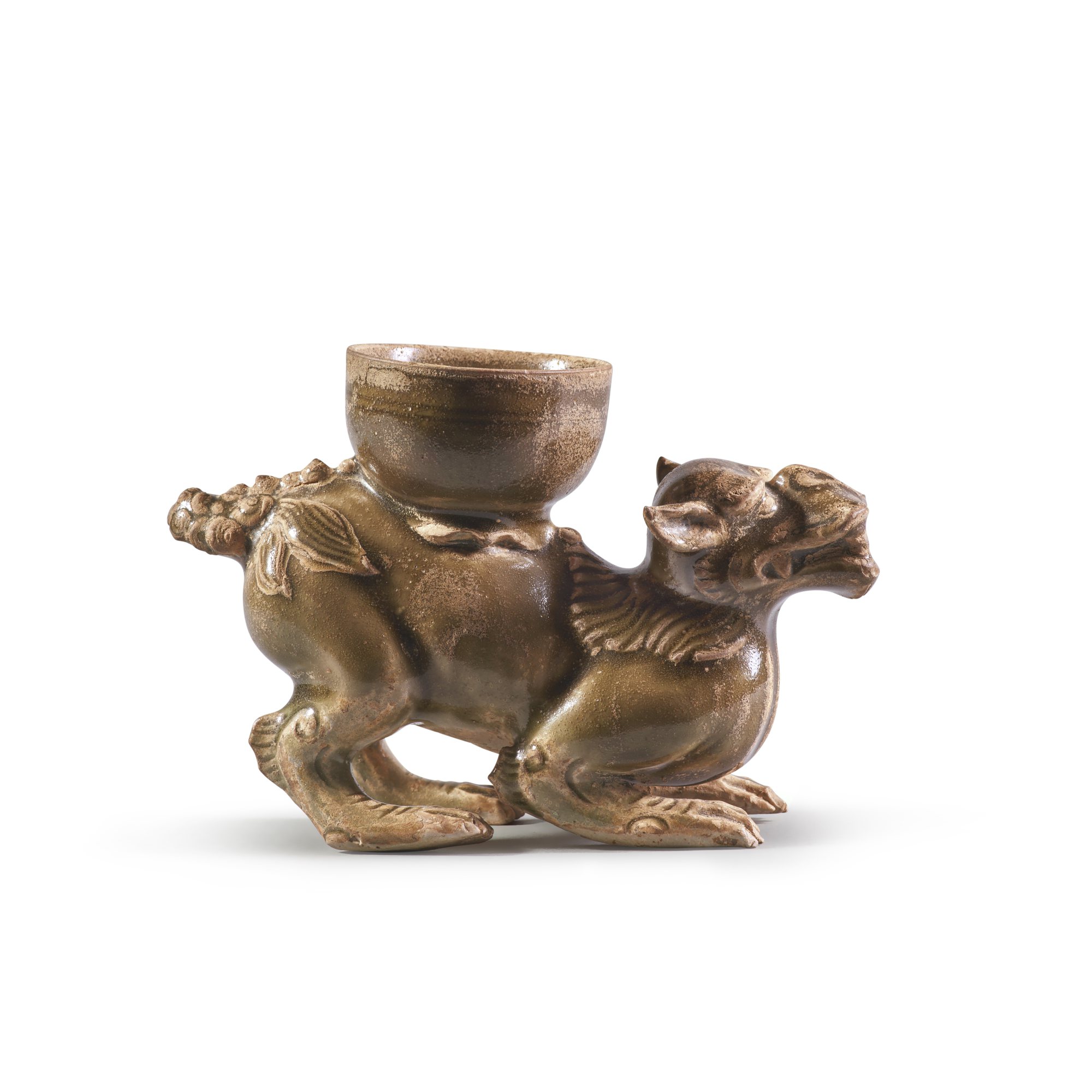 A rare 'Yaozhou' celadon-glazed 'chimera' water pot, Jin dynasty | 金 ...