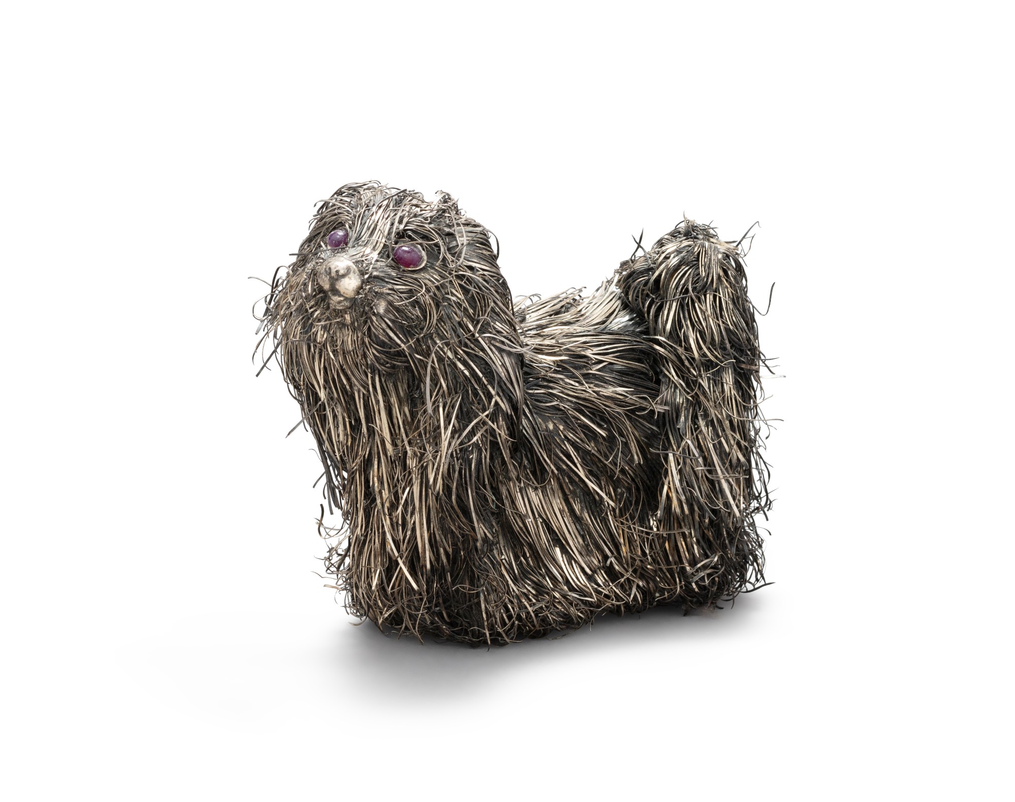 A silver Shih Tzu dog, Buccellati, Milan, circa 1980 | Chien Shih ...