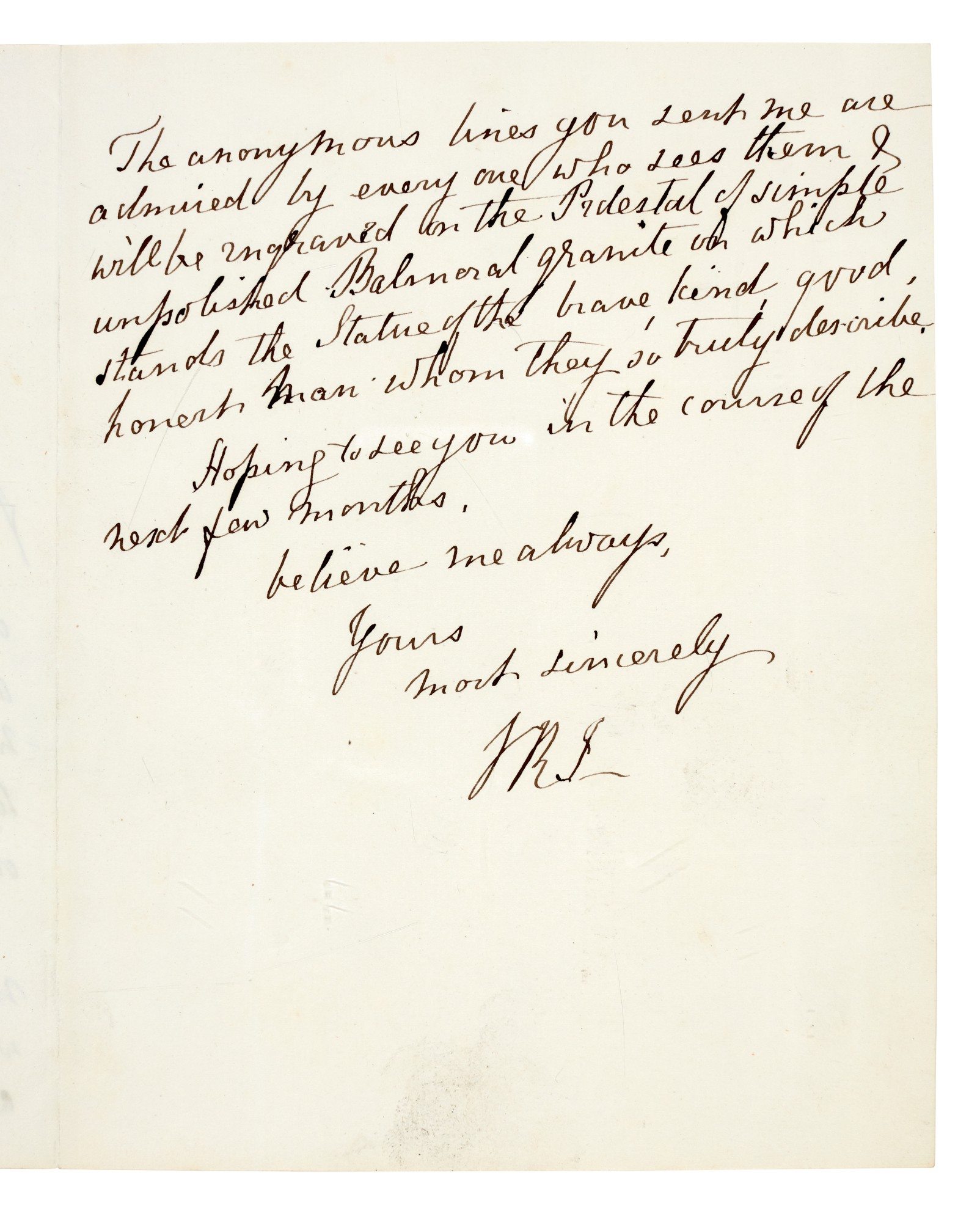 Queen Victoria Autograph Letter Signed To Tennyson October 1883 queen-victoria-autograph-letter-signed-to-tennyson-october-1883