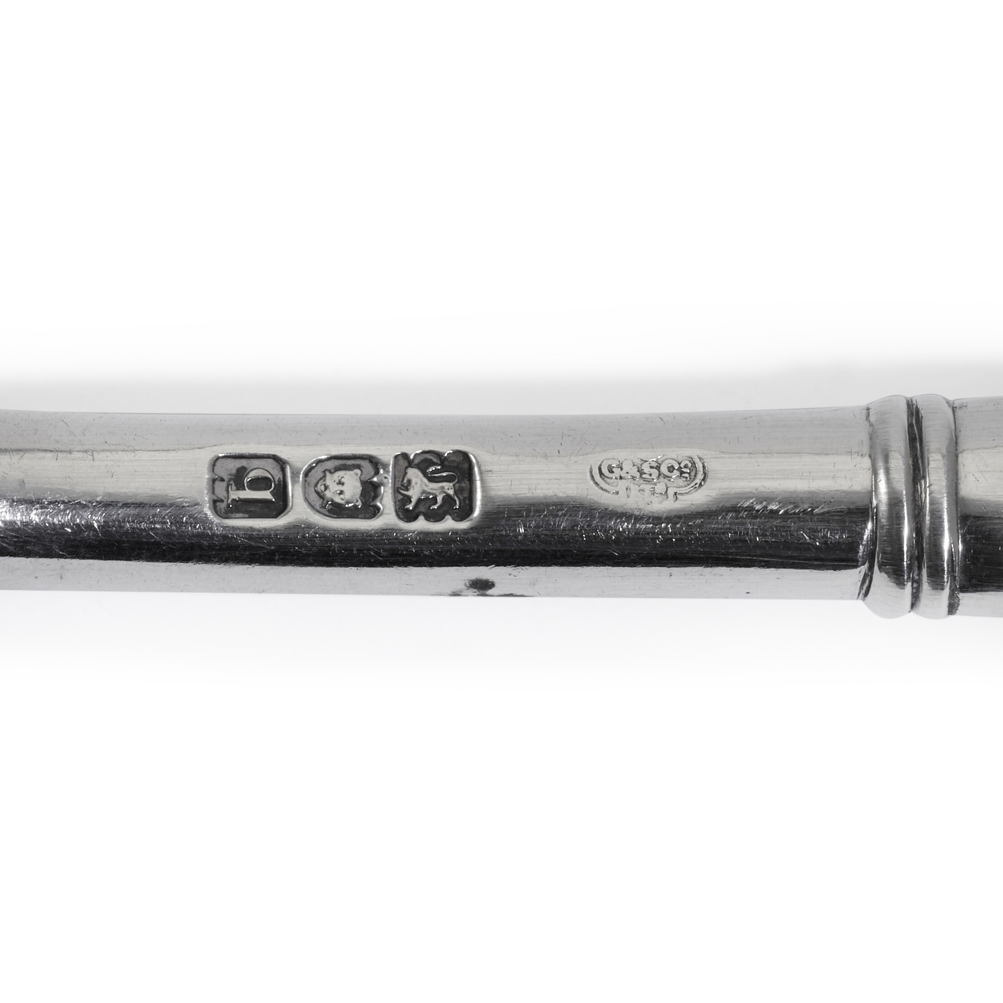 A George V silver Albany pattern fish knife and fork, Goldsmiths ...