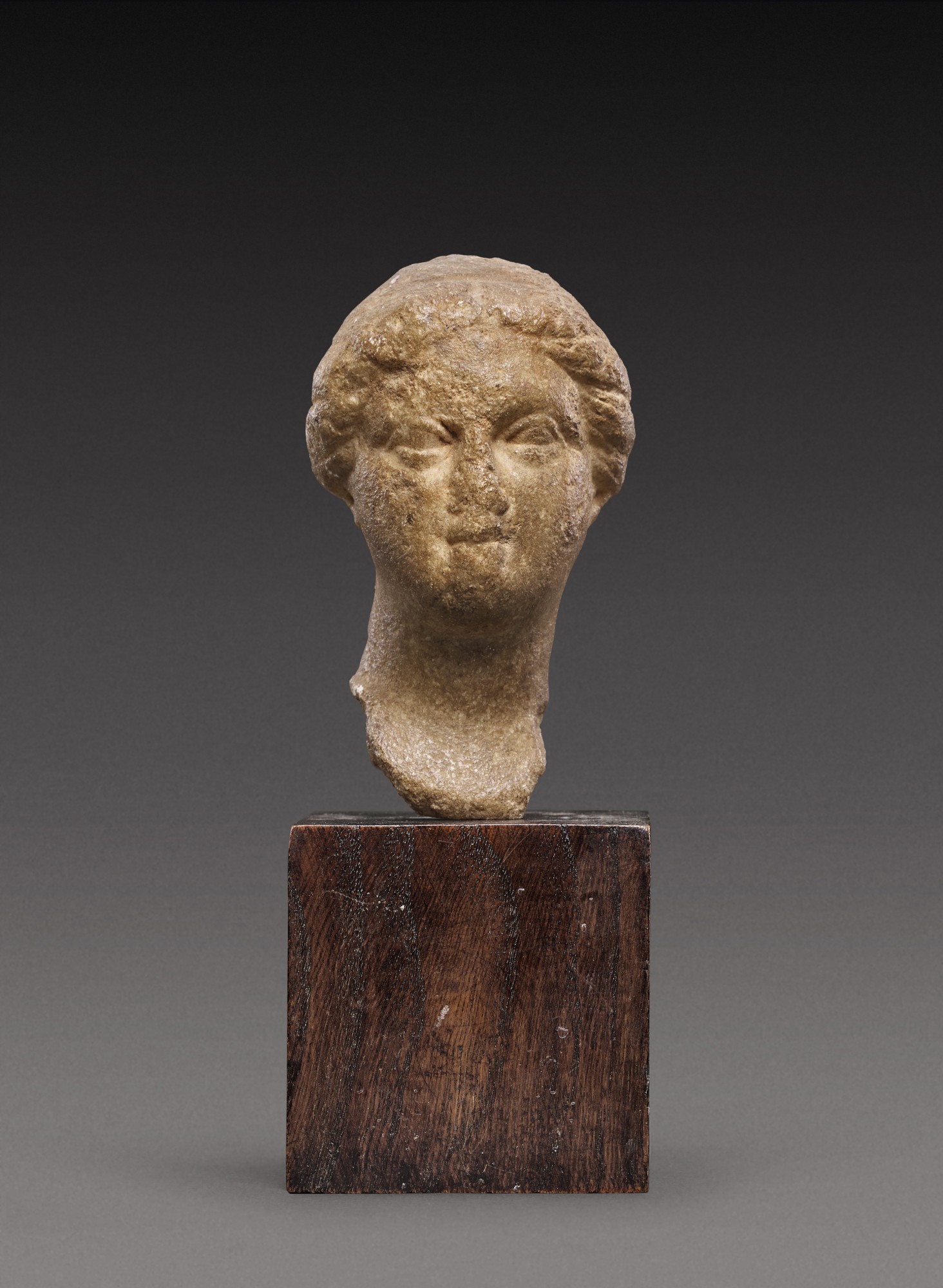 A Hellenistic Marble Head of a Woman or Goddess, 2nd/1st Century B.C ...