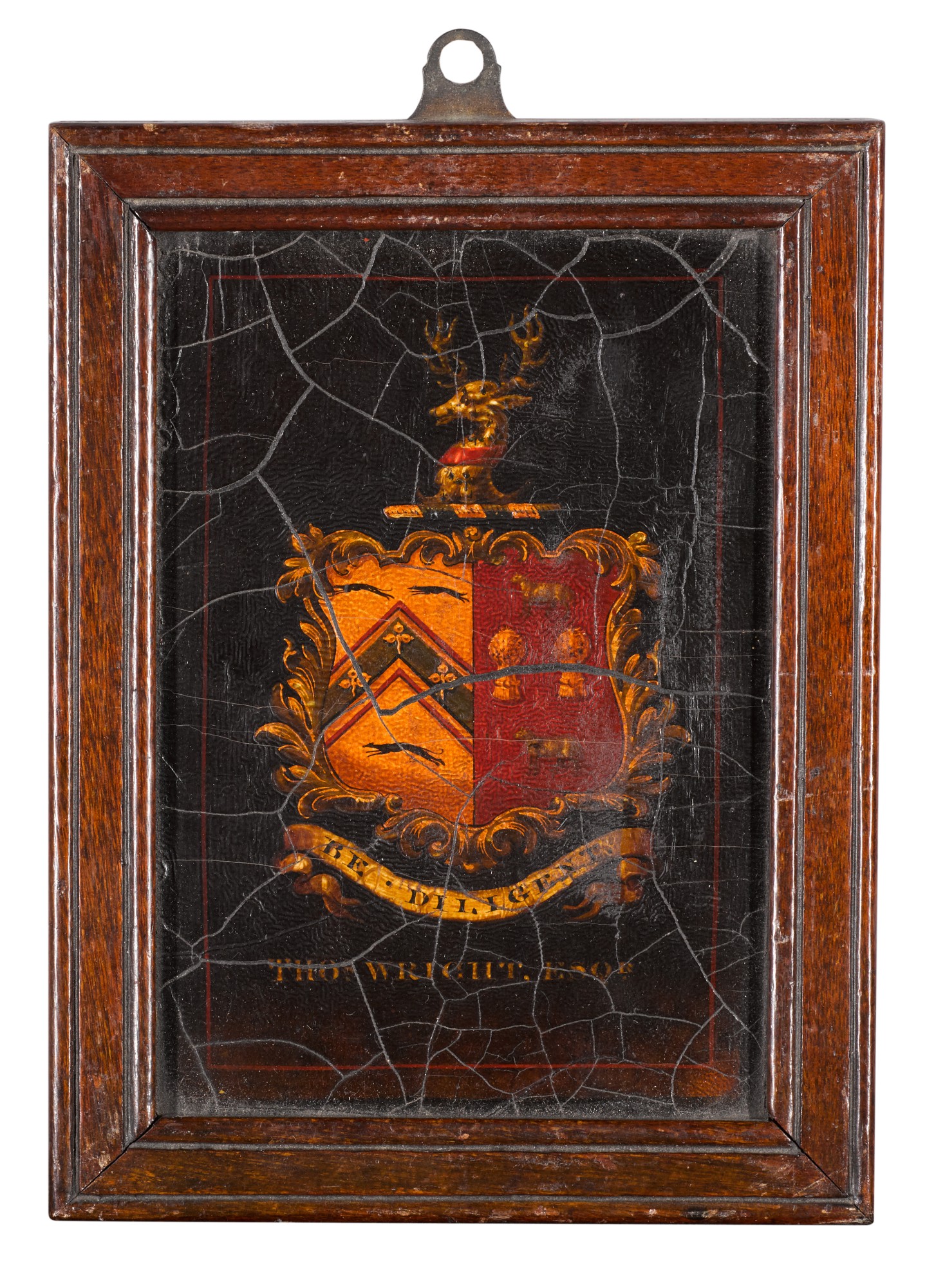 A SET OF NINE ARMORIAL PANELS, LATE 18TH CENTURY/EARLY 19TH CENTURY ...