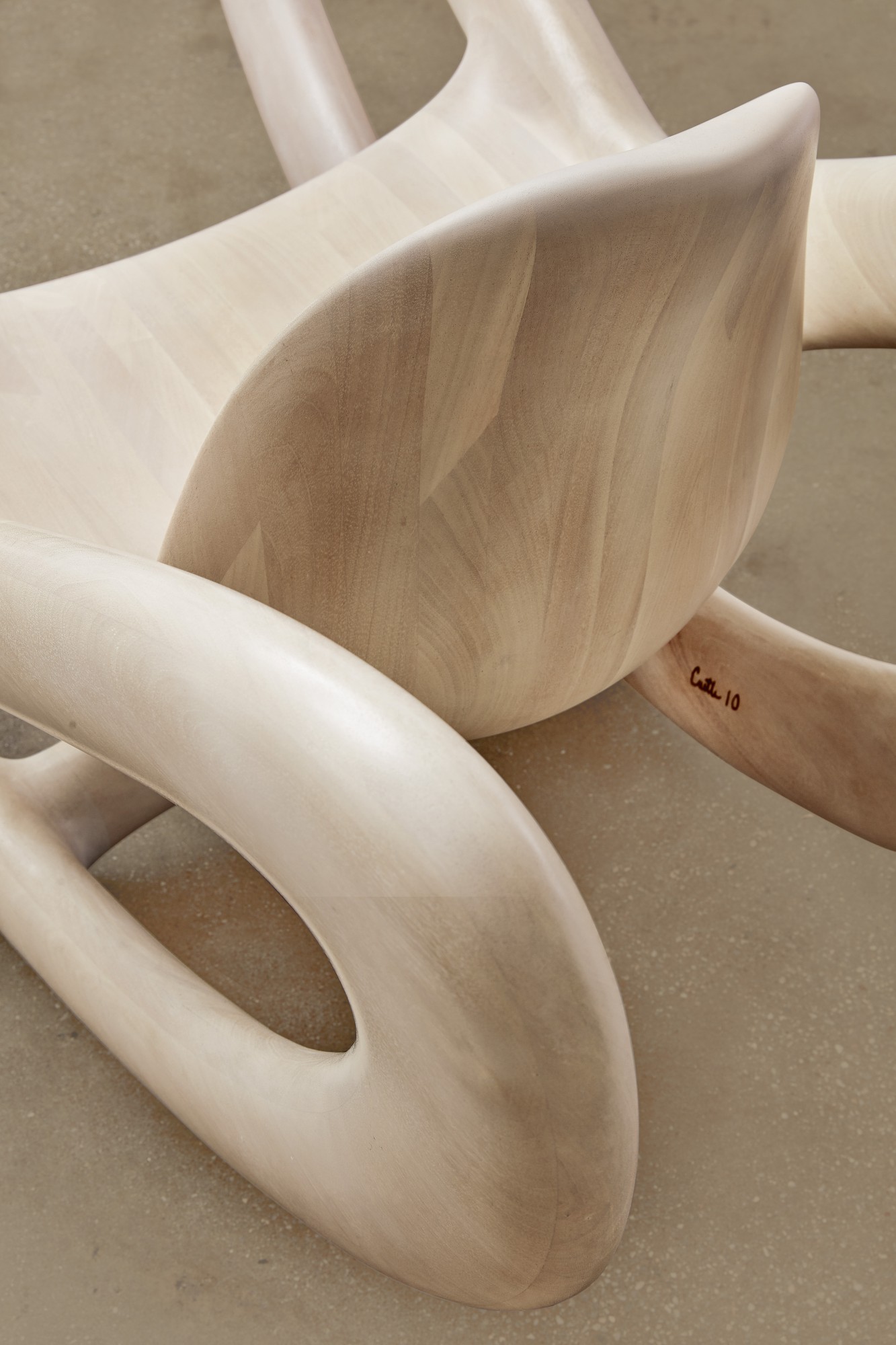 WENDELL CASTLE | UNIQUE "ANGEL HEART" ROCKING CHAIR | Important Design ...