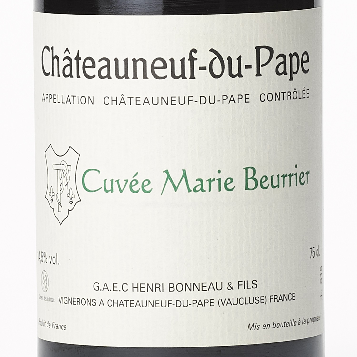 Châteauneuf du Pape, Cuvée Marie Beurrier 1995 Henri Bonneau (6 BT ...