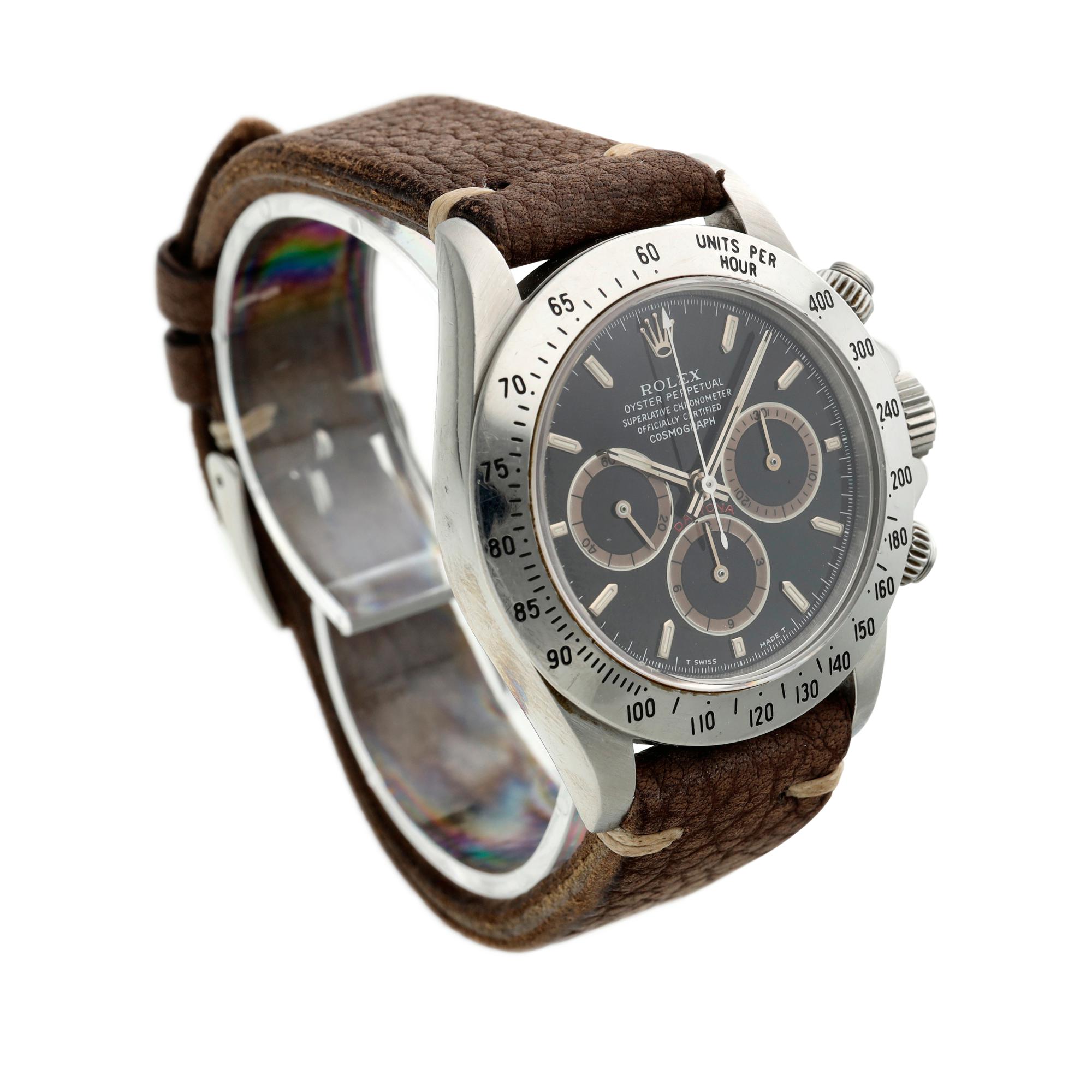 Reference 16520 'Patrizzi Dial Zenith' Daytona, A stainless steel ...