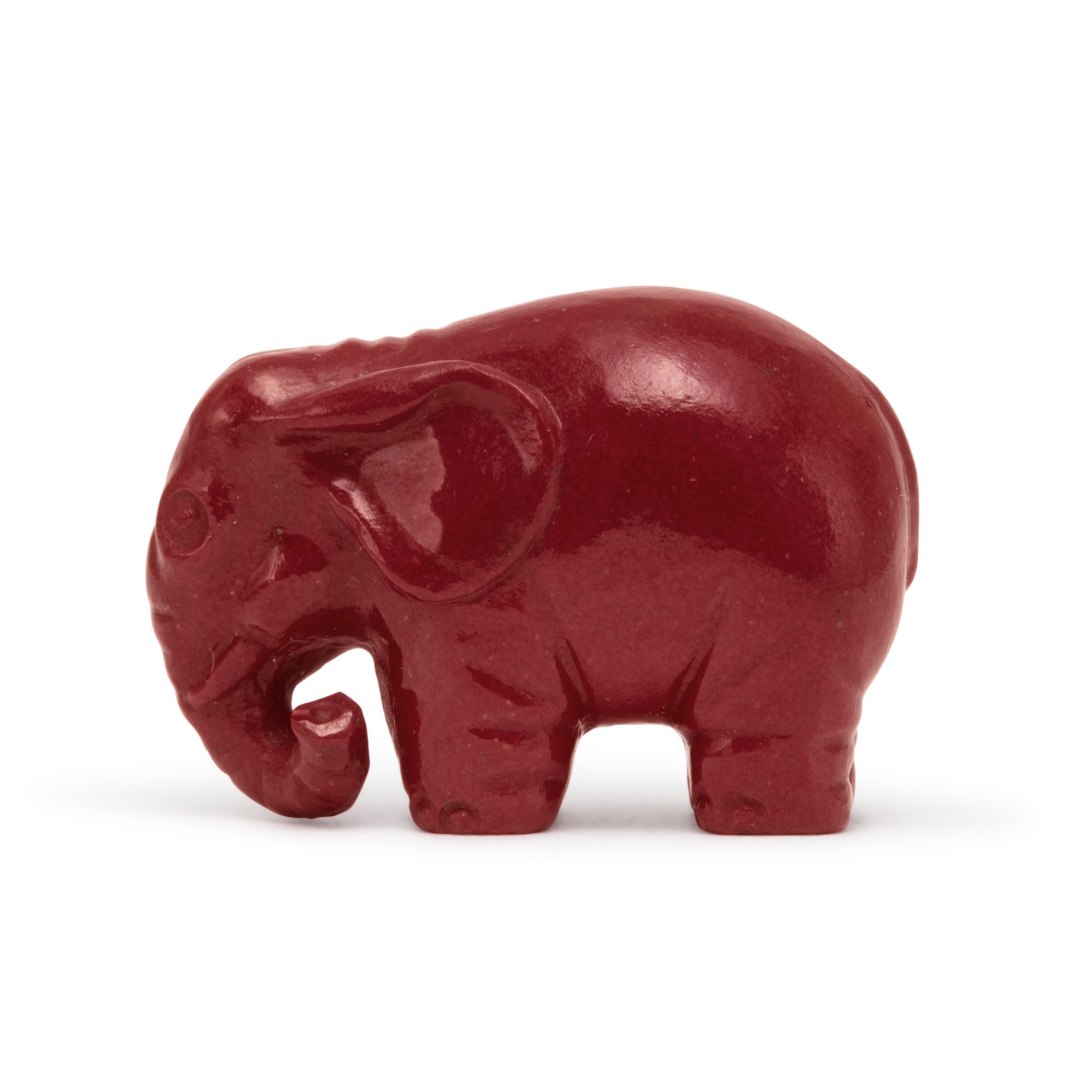A Russian Purpurin Elephant, probably Fabergé, St Petersburg, circa ...