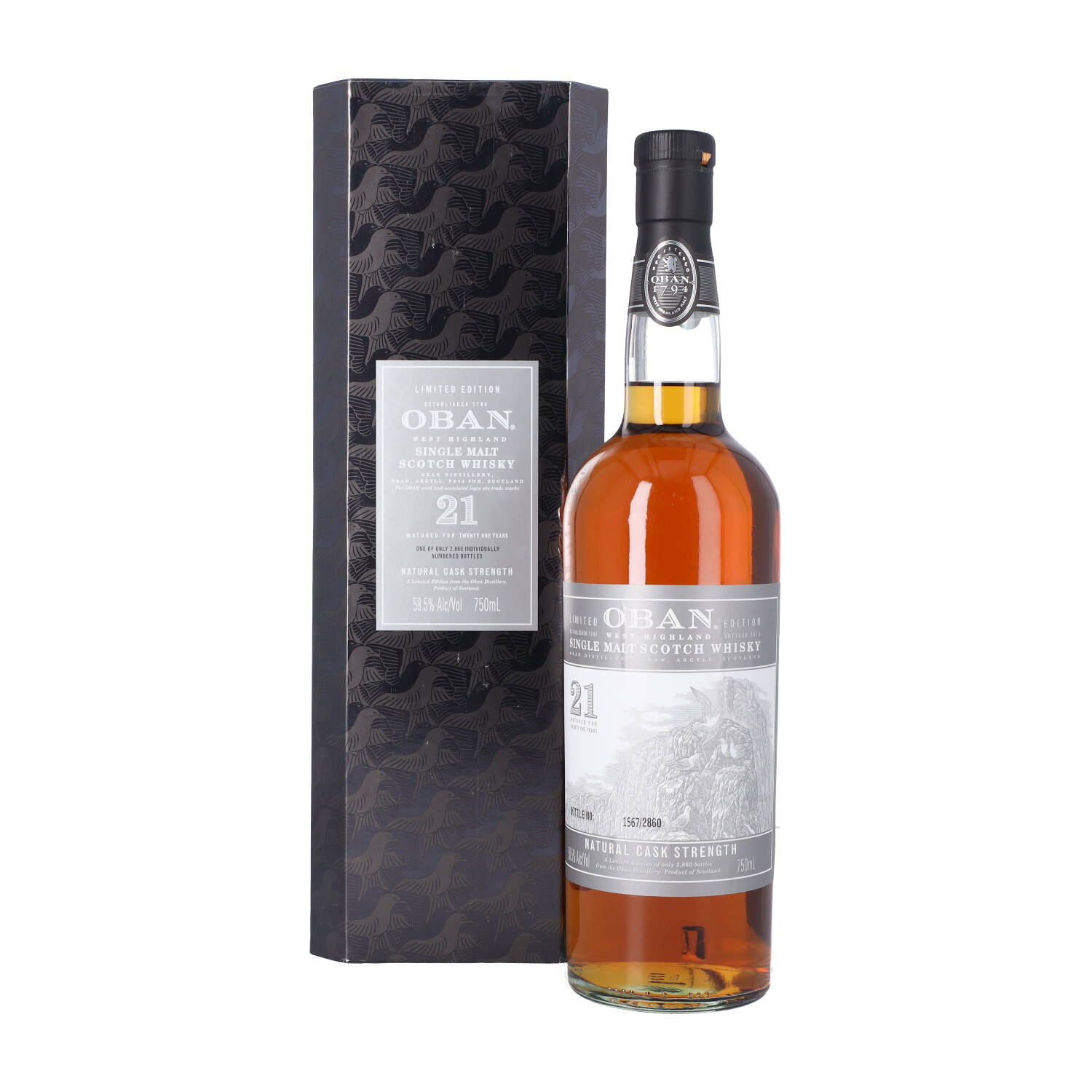 Oban 21 Year Old 58.5 abv NV (6 BT75) | Whisky & Whiskey | The Three ...