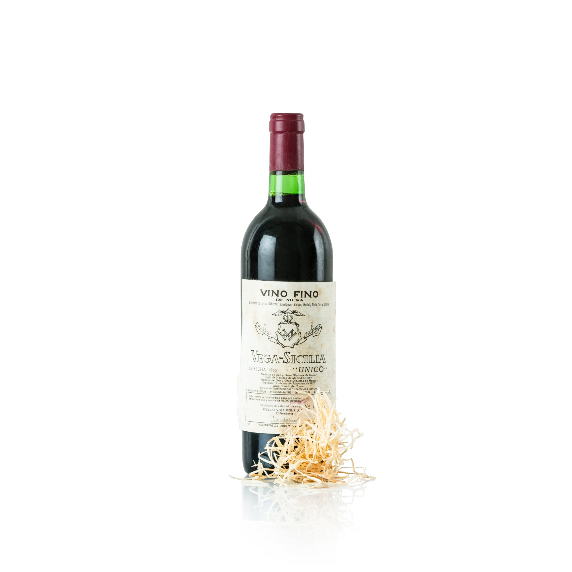 Vega Sicilia 'Unico' 1965 (1 BT) | Treasures from European Cellars ...