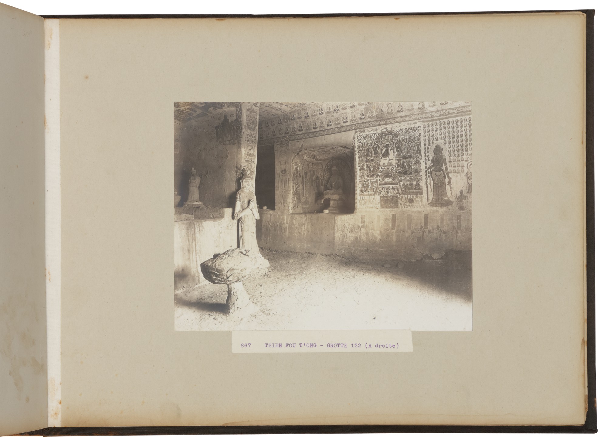 FIVE PHOTOGRAPH ALBUMS OF MISSION PELLIOT, EARLY TWENTIETH CENTURY ...