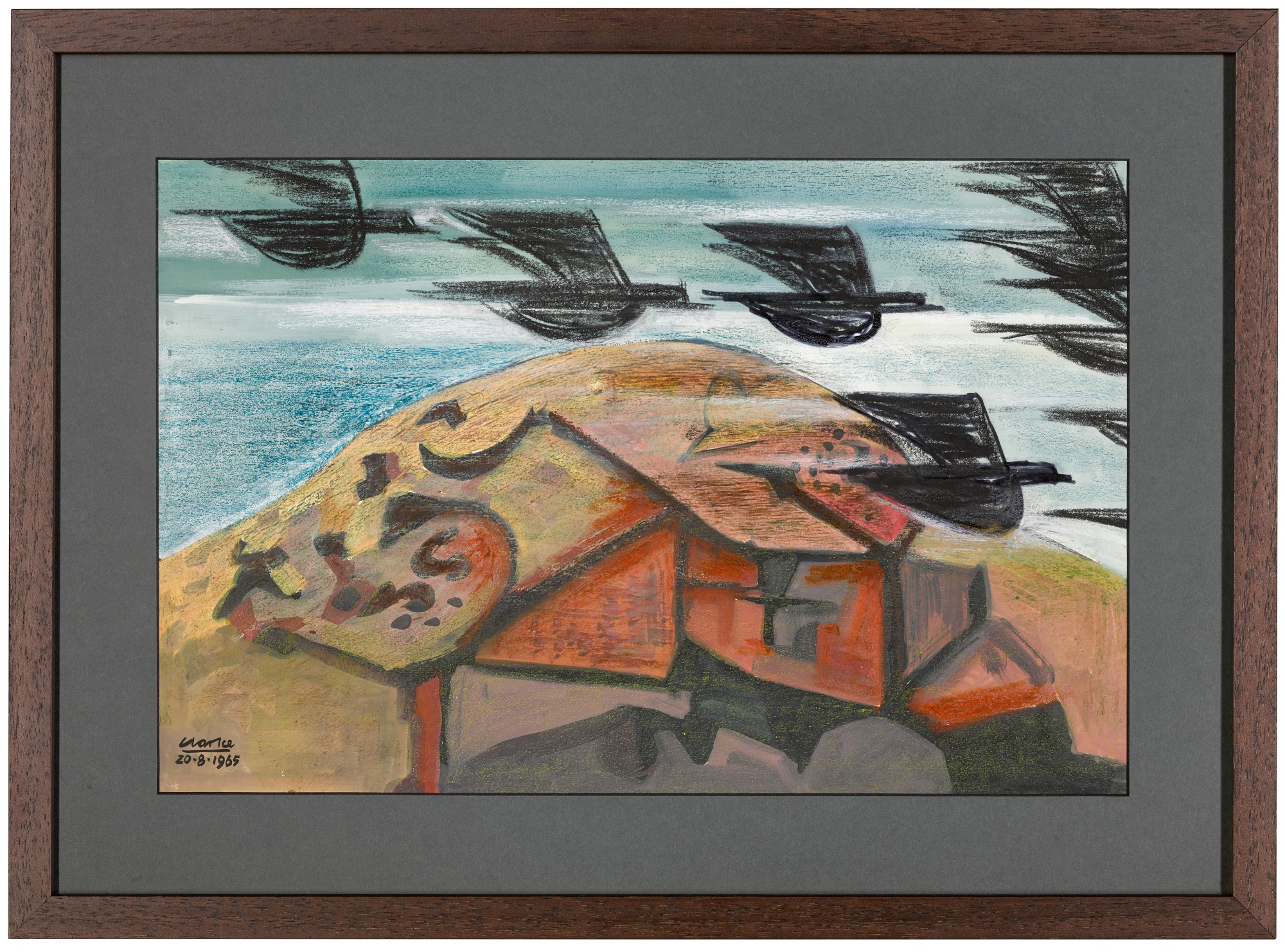 PETER CLARKE | BIRDS AND MOUNTAIN | Modern & Contemporary African Art ...