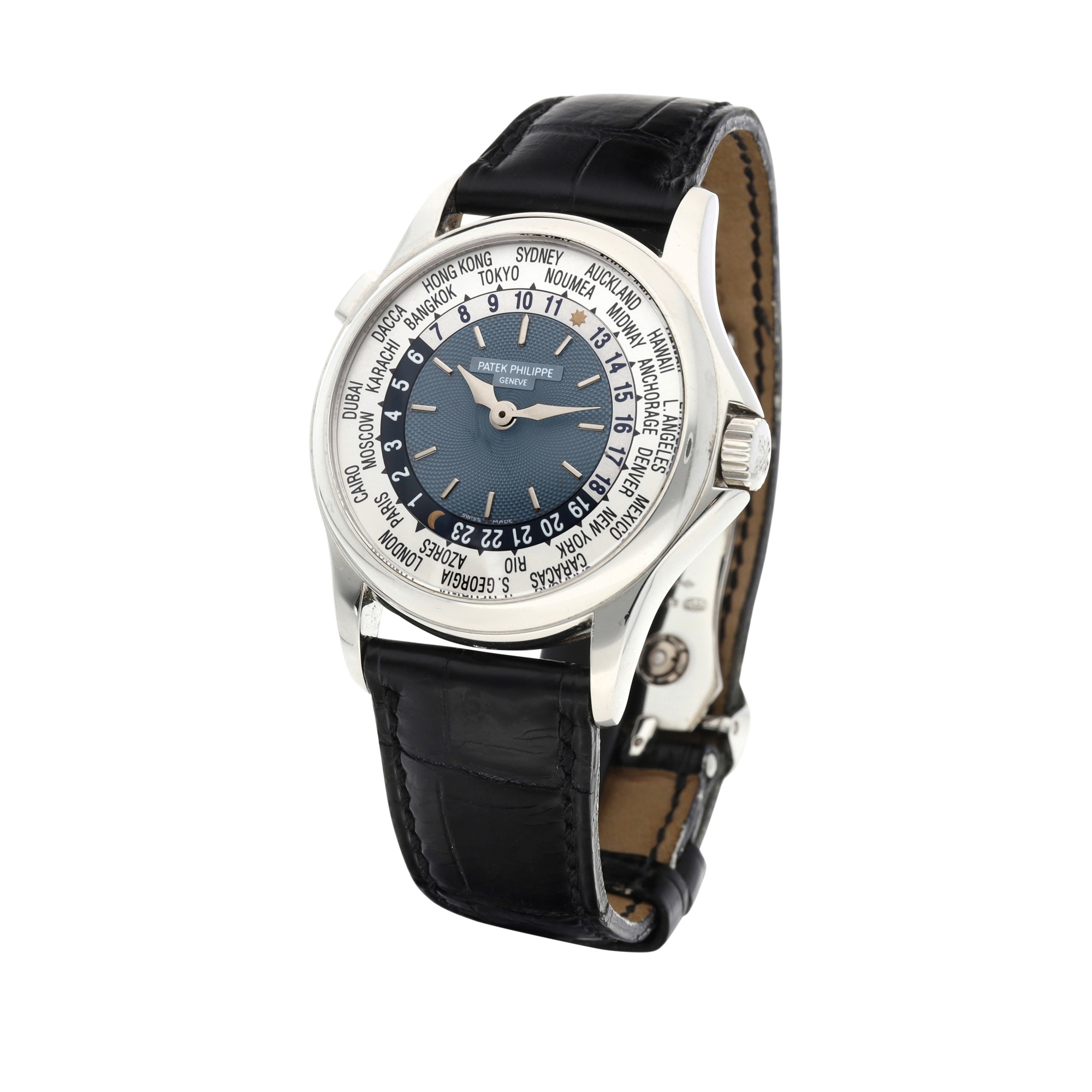 Patek Philippe | Reference 5110, A platinum world time wristwatch ...