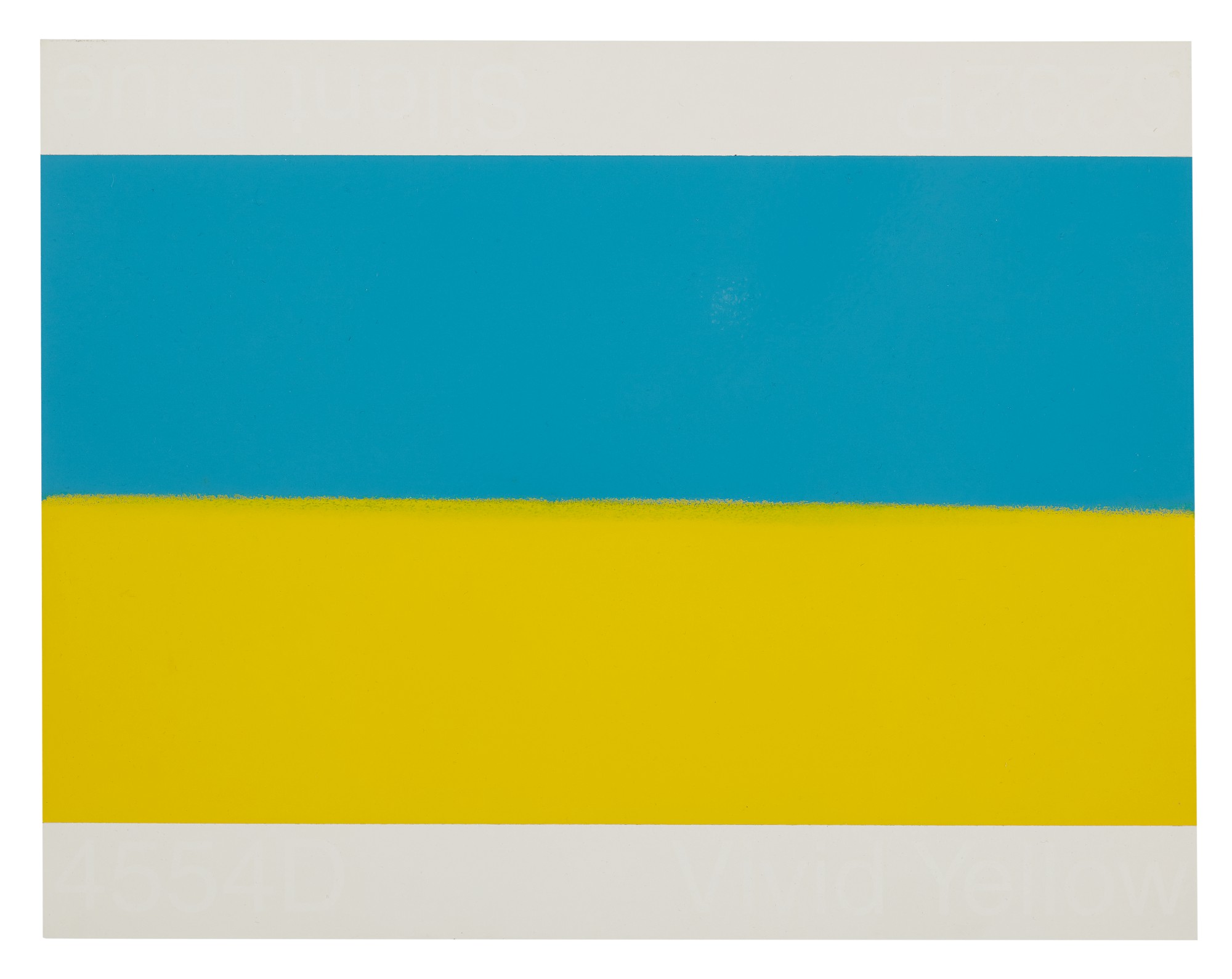 PETER WEGNER | SILENT BLUE/VIVID YELLOW | Contemporary Art | 2020 ...