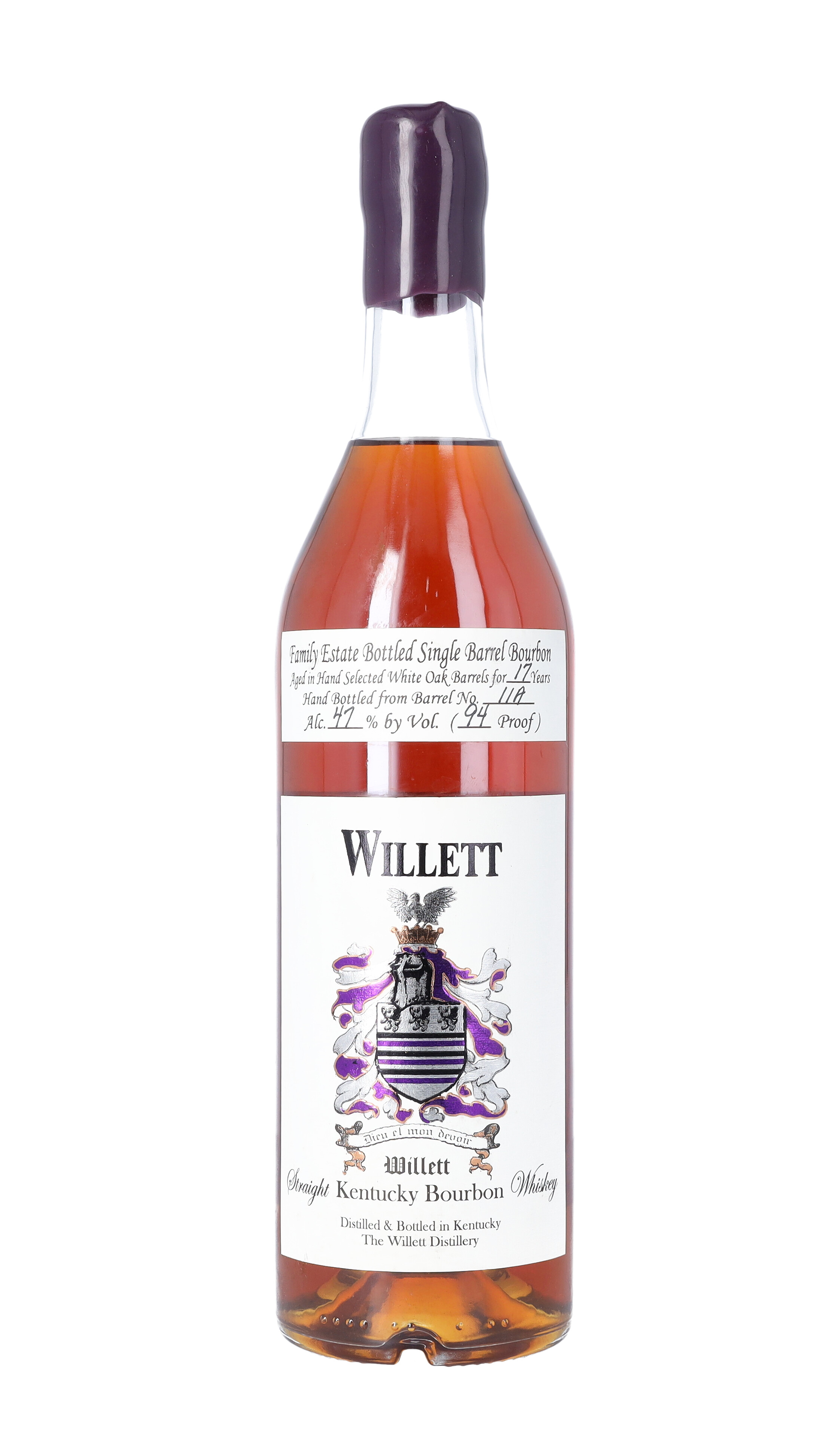 Willett Family Estate Single Barrel Bourbon 17 Year Old 94 Proof 1993 ...