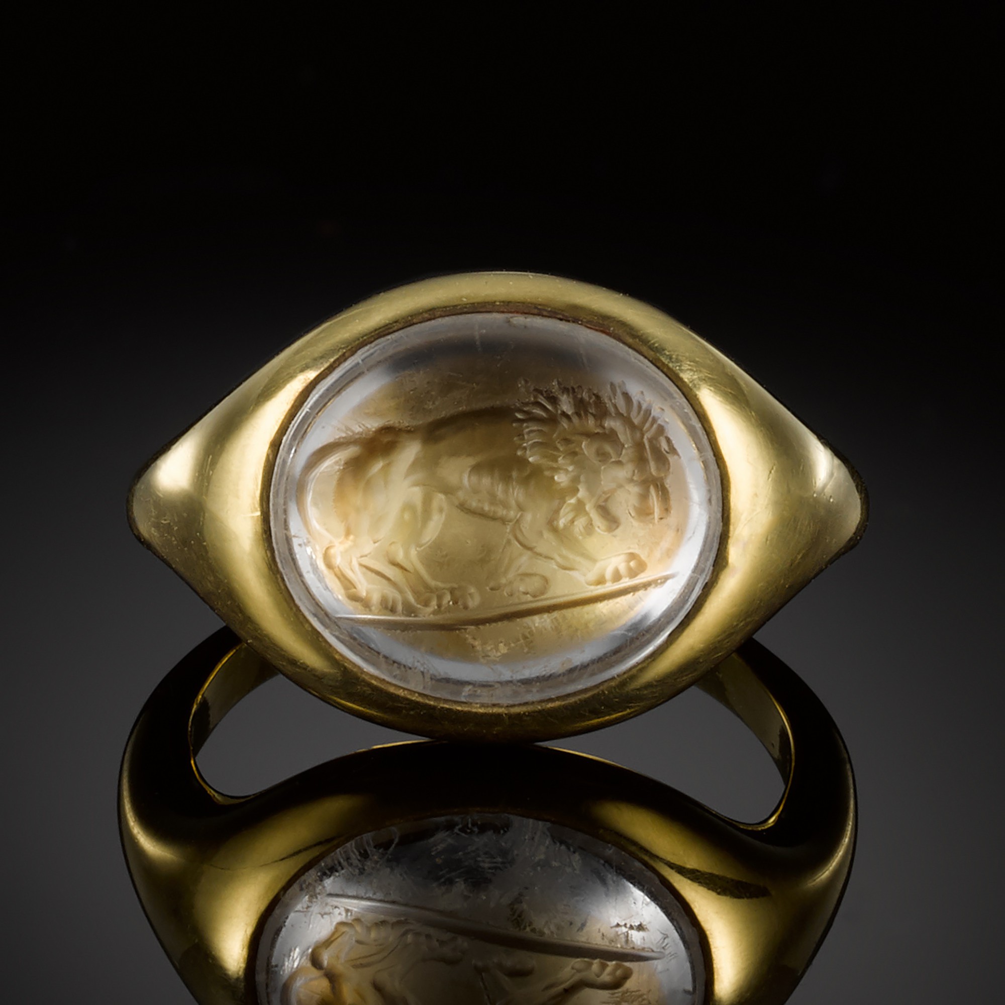Italian, first half 19th century | Intaglio with a lion | Old Master ...