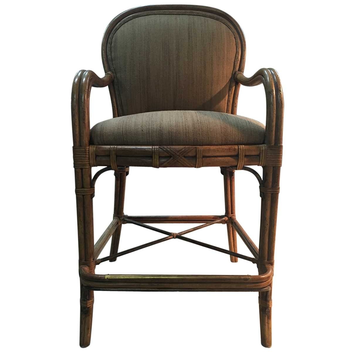 E.G. Cody Pierced Loop Back Bar Stool Available For Immediate Sale At ...