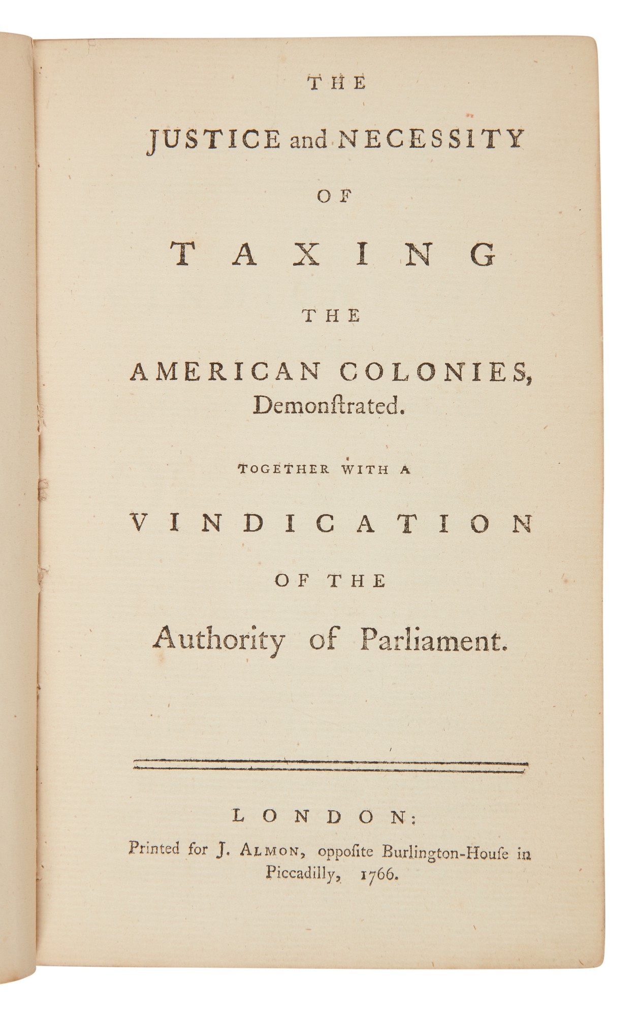 (Stamp Act) | First Edition, a strong argument in support of the Stamp ...