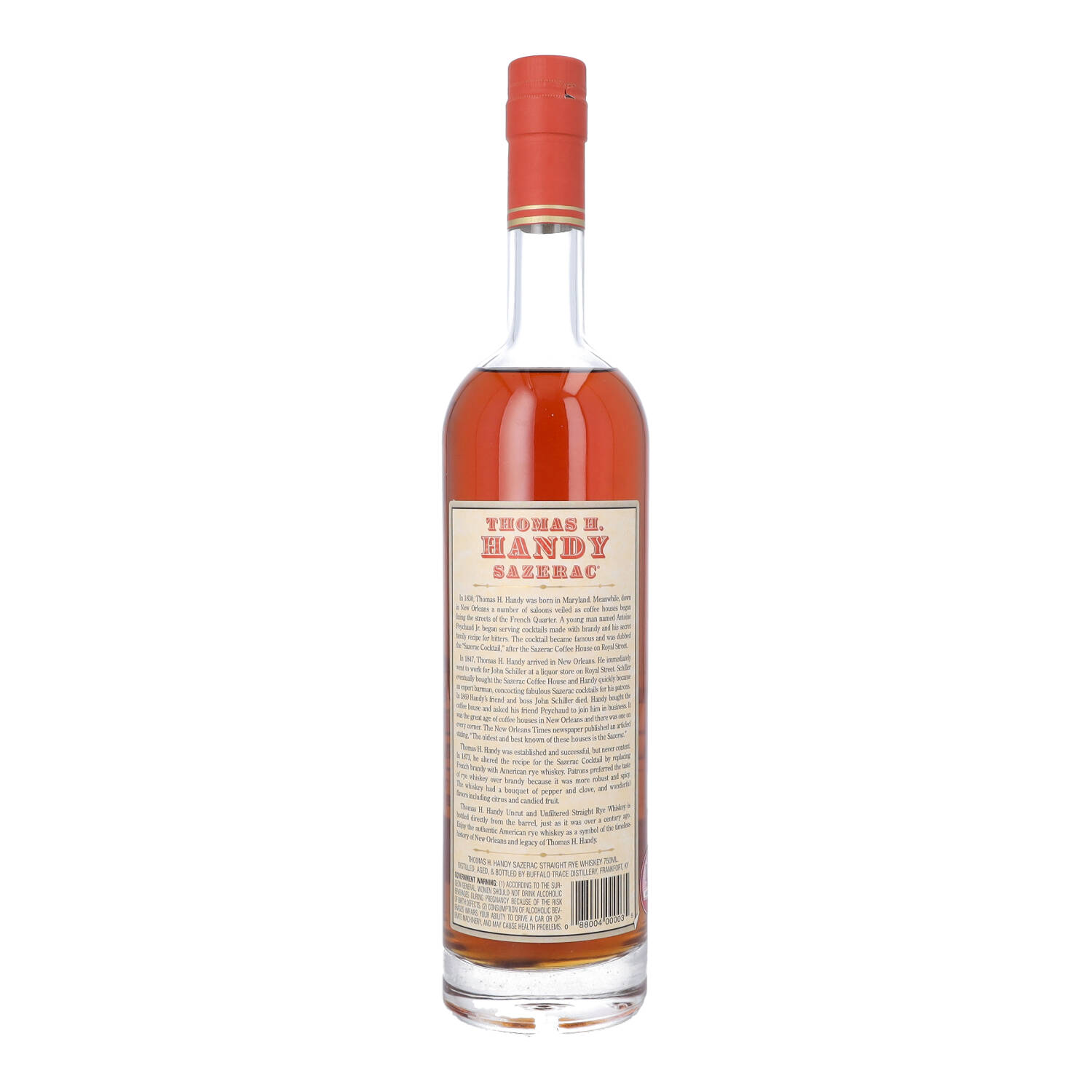 Thomas H. Handy Rye 2014 Release 129.2 proof NV (1 BT75) | Whisky ...