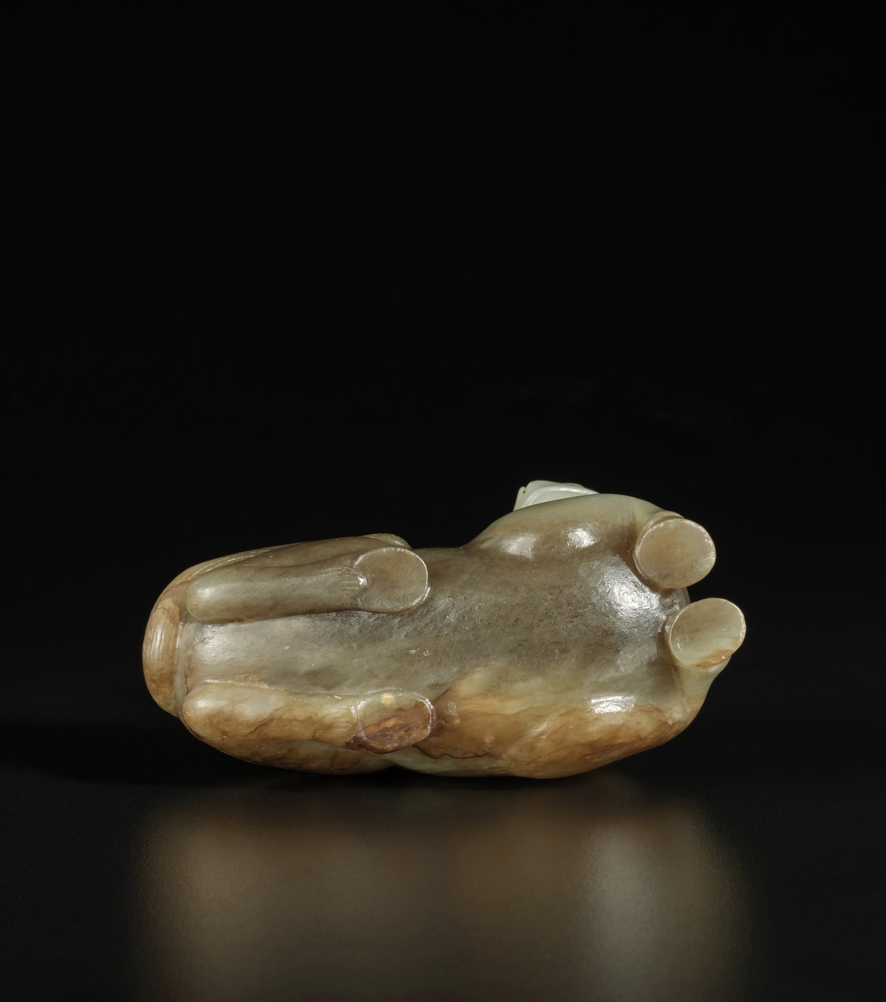 A celadon and brown jade carving of a horse, Song - Ming dynasty | 宋至明 ...