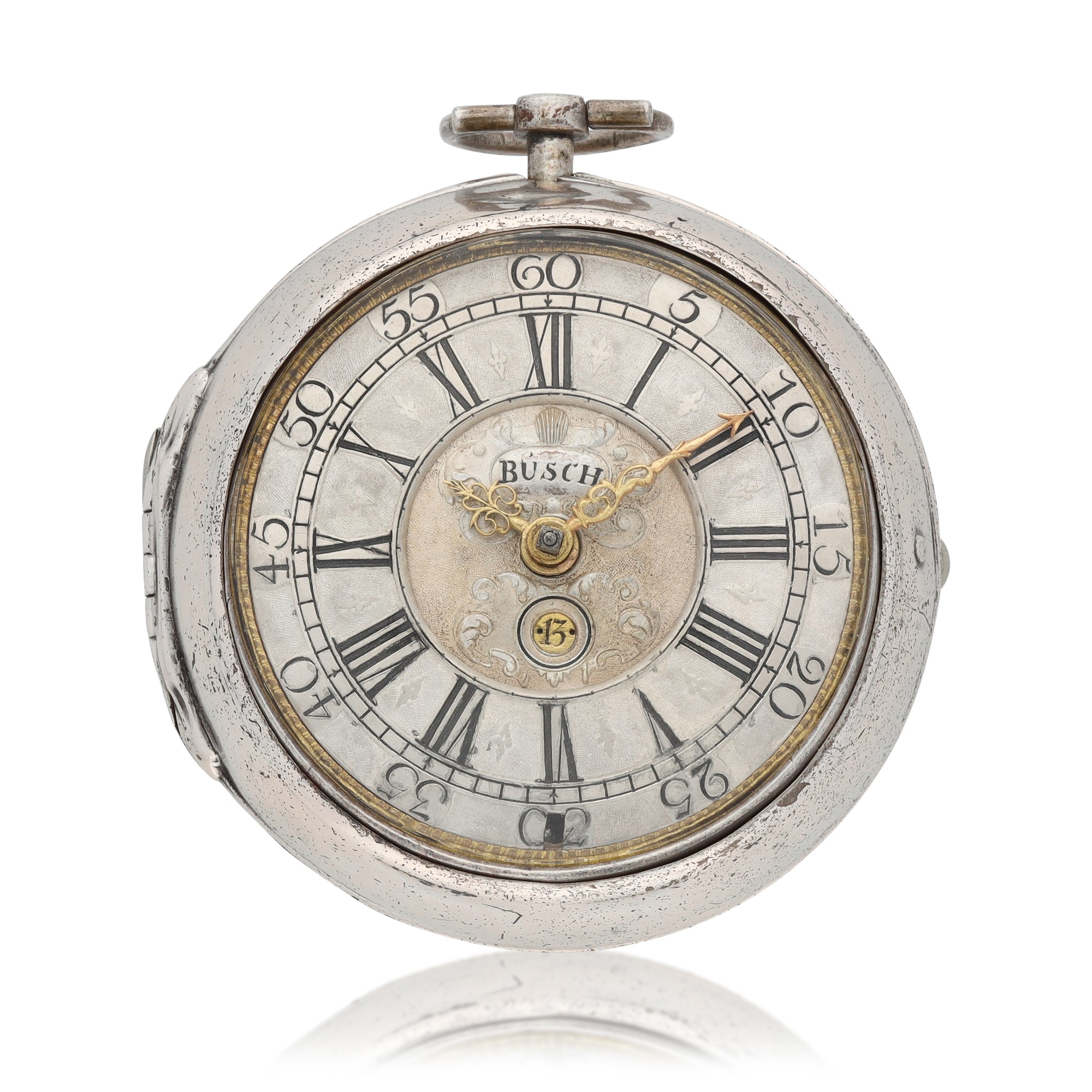 No. 312 A silver pair cased verge calendar watch Circa 1710 | Fine ...