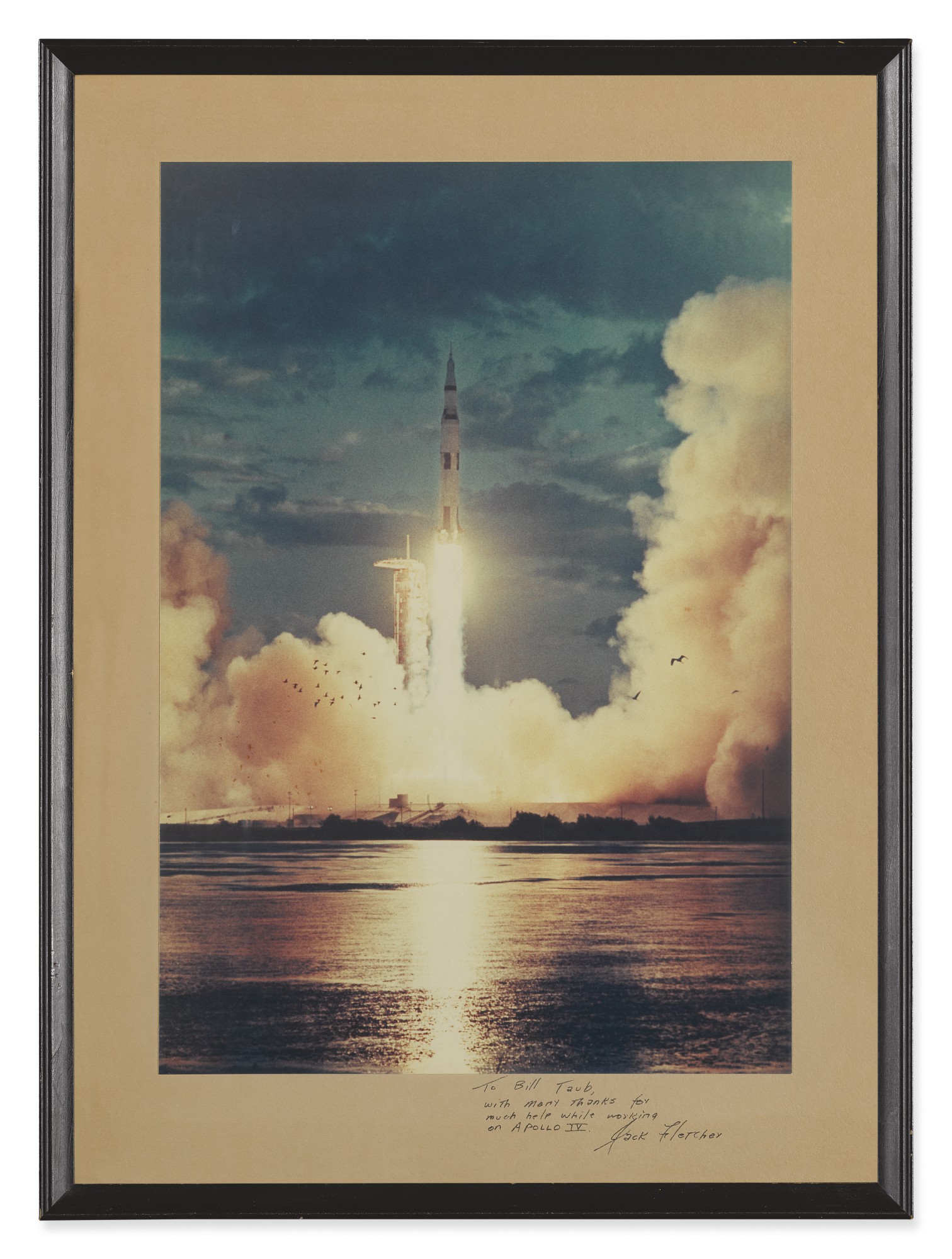 [APOLLO 4] VINTAGE CHROMOGENIC PRINT, SIGNED AND INSCRIBED BY JACK ...