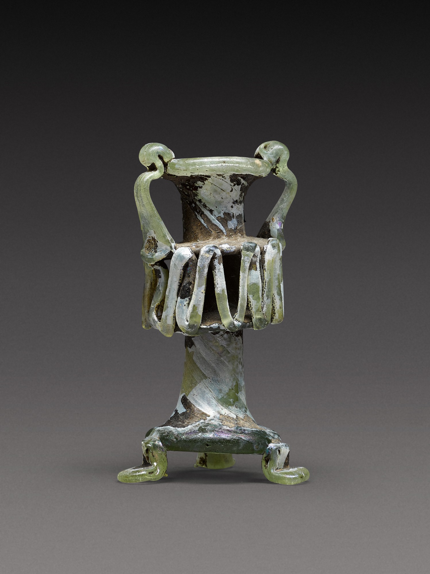 A Roman Green Glass Unguentarium, circa 4th century A.D. | Ancient ...