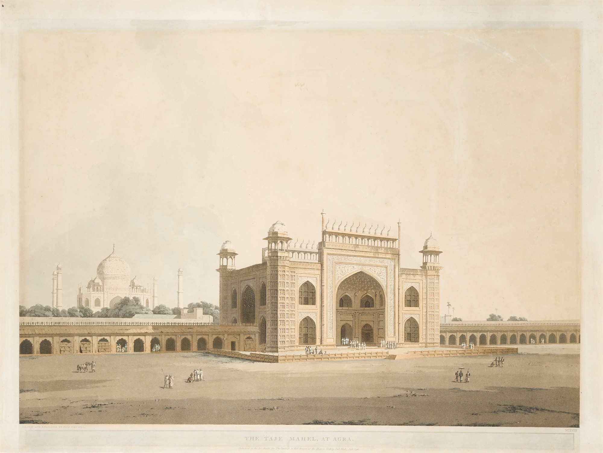 A set of twelve aquatint views of India by Thomas Daniell, R.A. (1749 ...