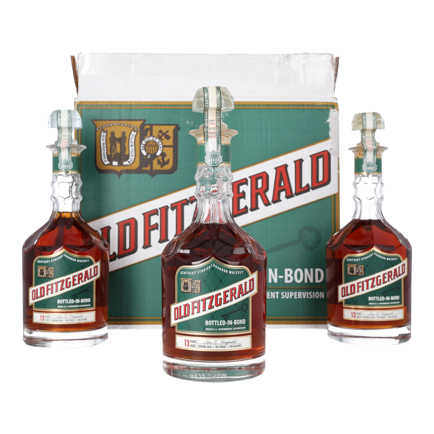 Old Fitzgerald 13 Year Old Bottled In Bond 100 proof NV (3 BT75 ...
