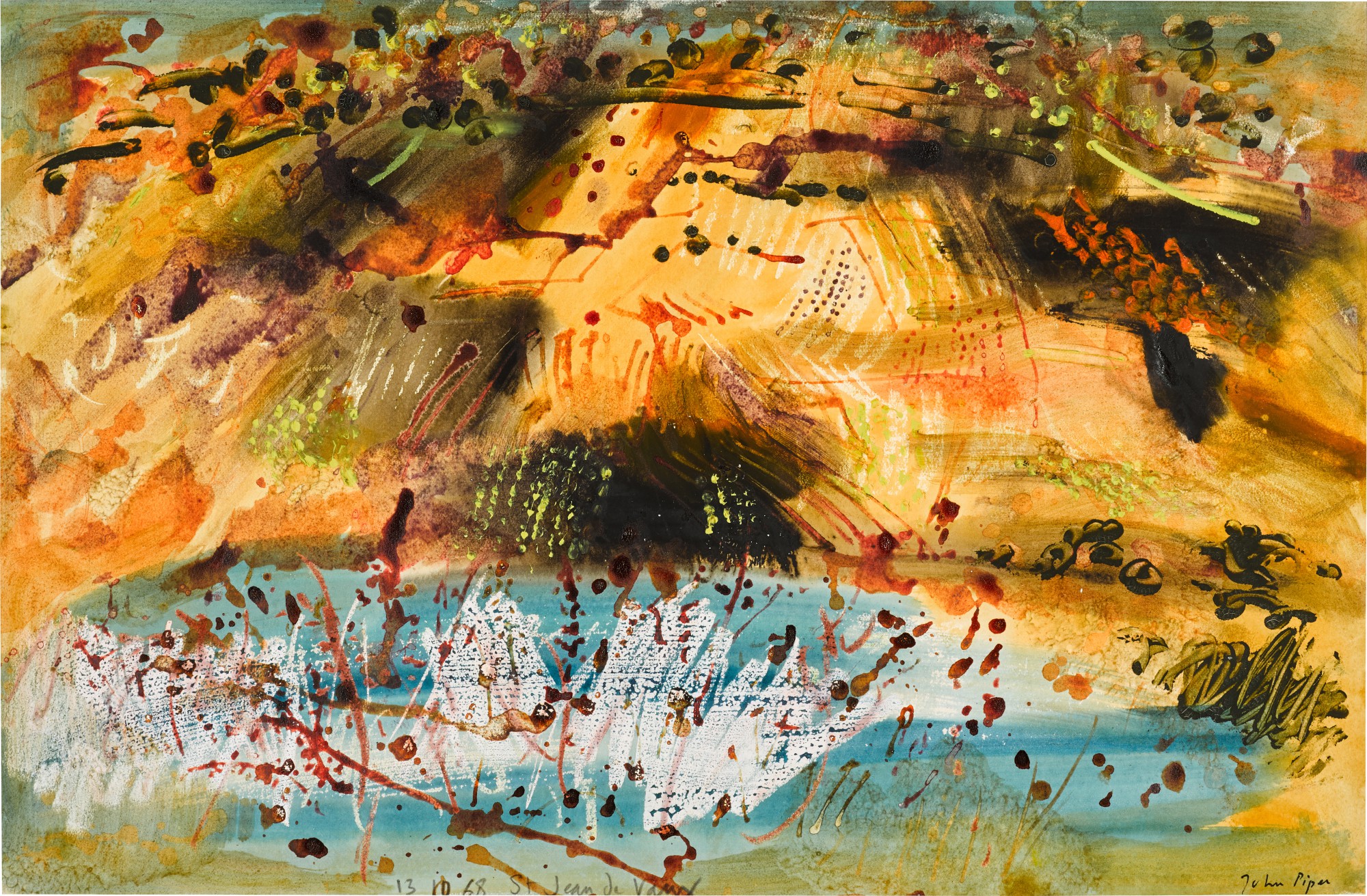 JOHN PIPER | ST JEAN DE VAUX | Made in Britain | 2020 | Sotheby's