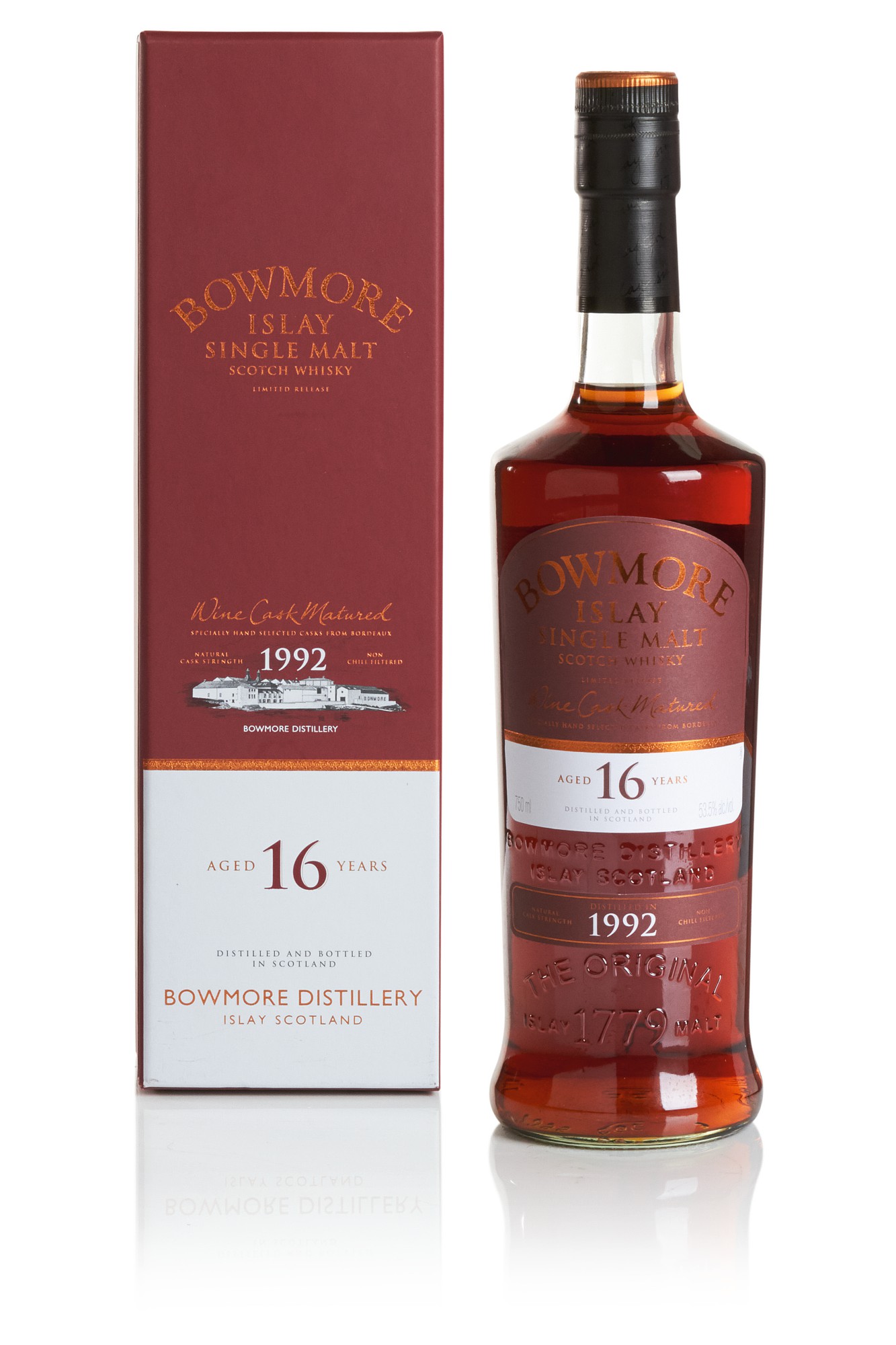 BOWMORE 16 YEAR OLD WINE CASK MATURED 53.5 ABV 1992 | The Ultimate ...