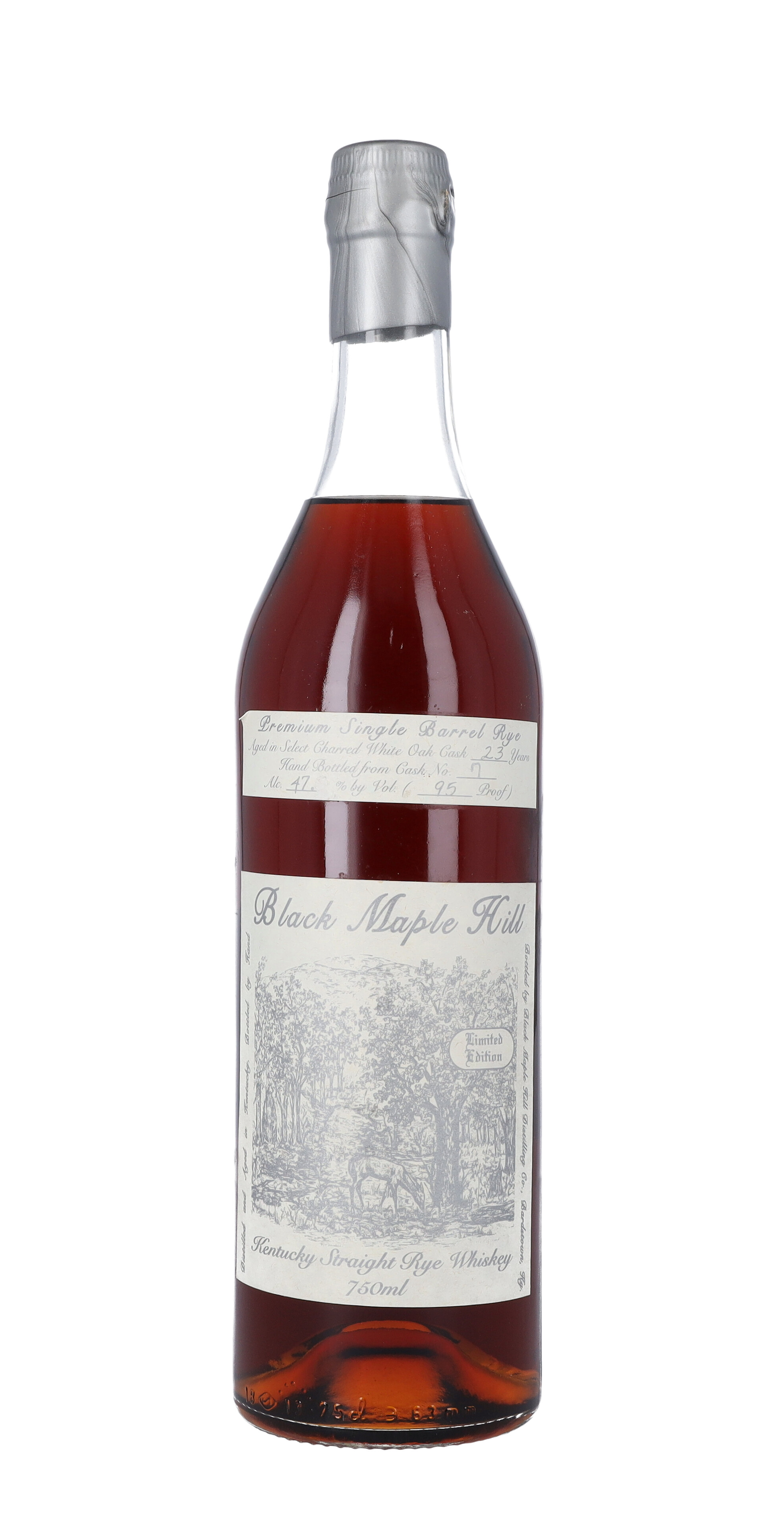 Black Maple Hill Single Barrel Rye 23 Year Old 95 proof NV (1 BT75 ...