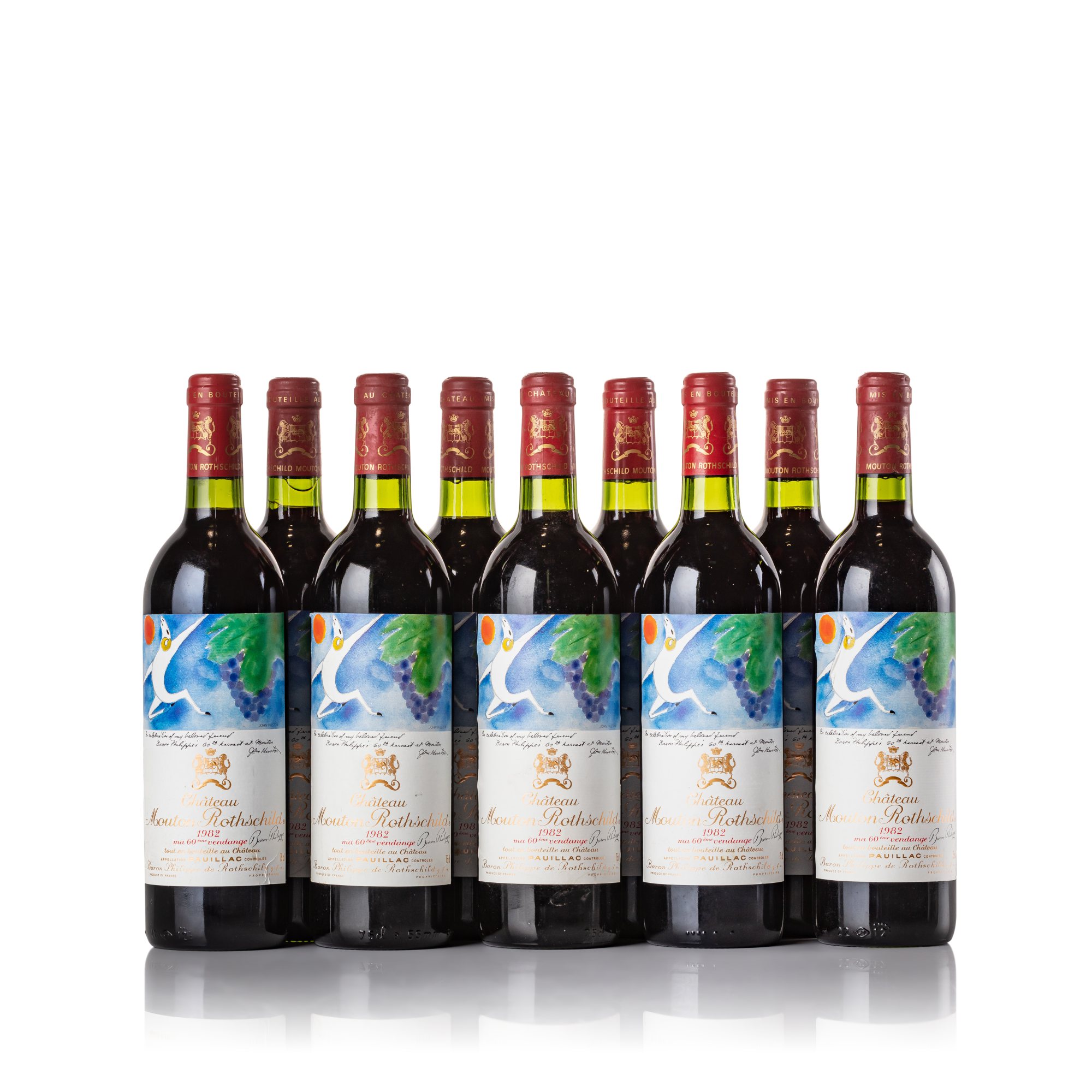Château Mouton Rothschild 1982 (9 BT) | Iconic Wines from a Prestigious ...