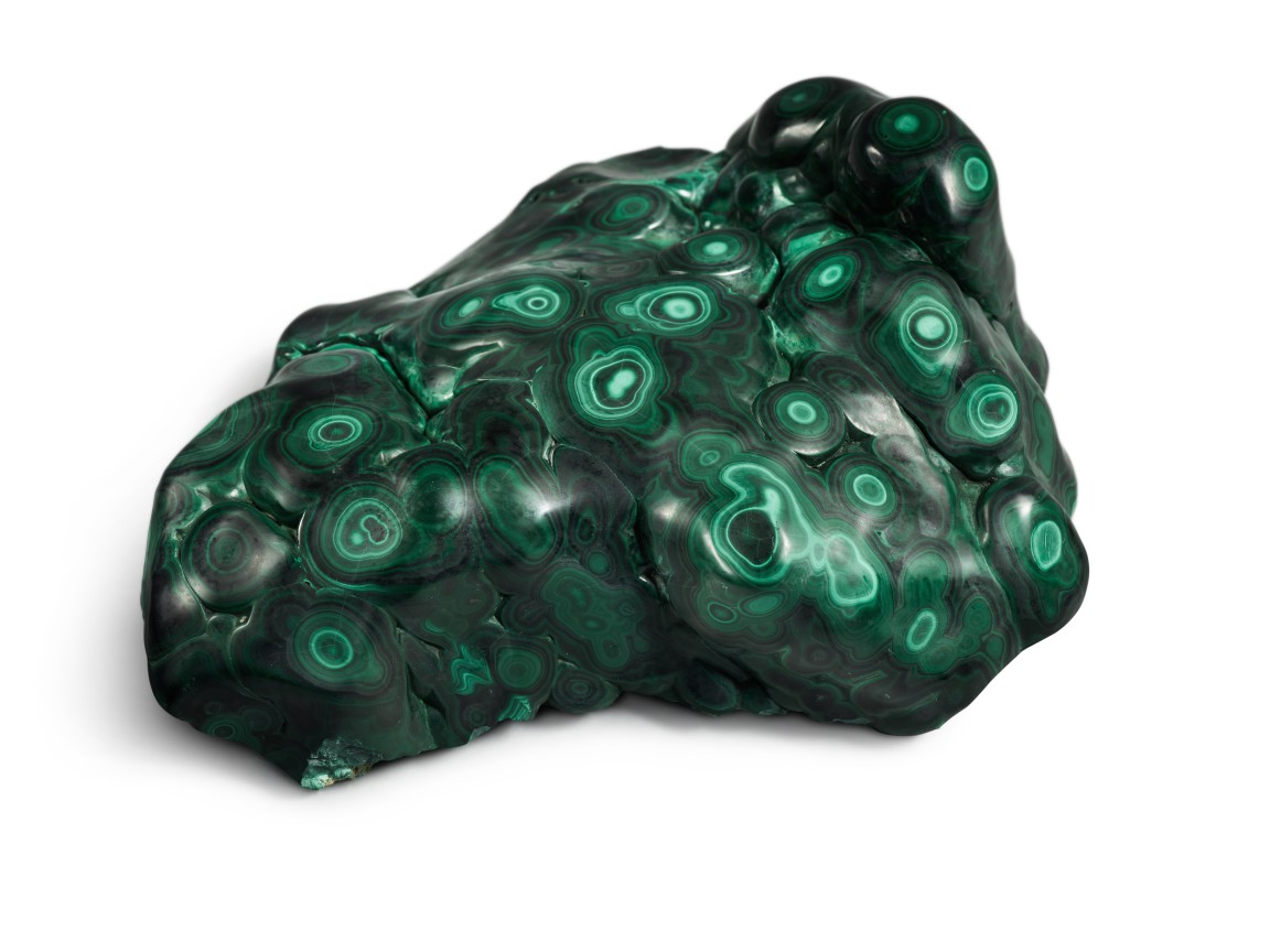 Bullseye Malachite Block | Natural History | 2021 | Sotheby's