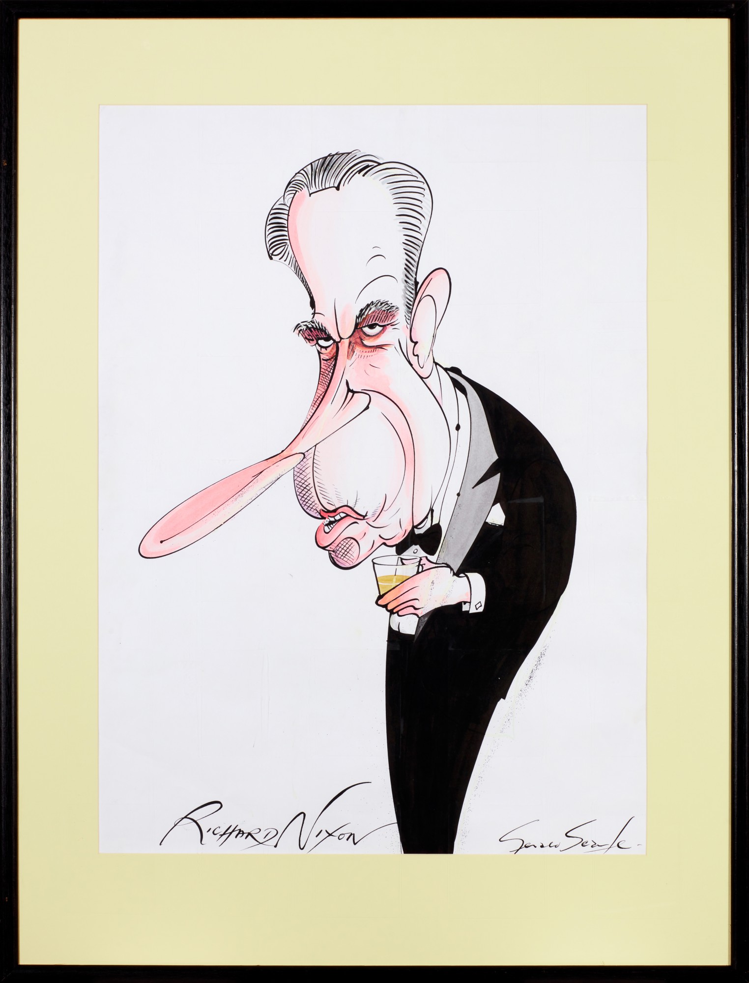 SCARFE | [THE 1970s] | "Tricky Dicky" [Richard Nixon] | Scarfe at ...