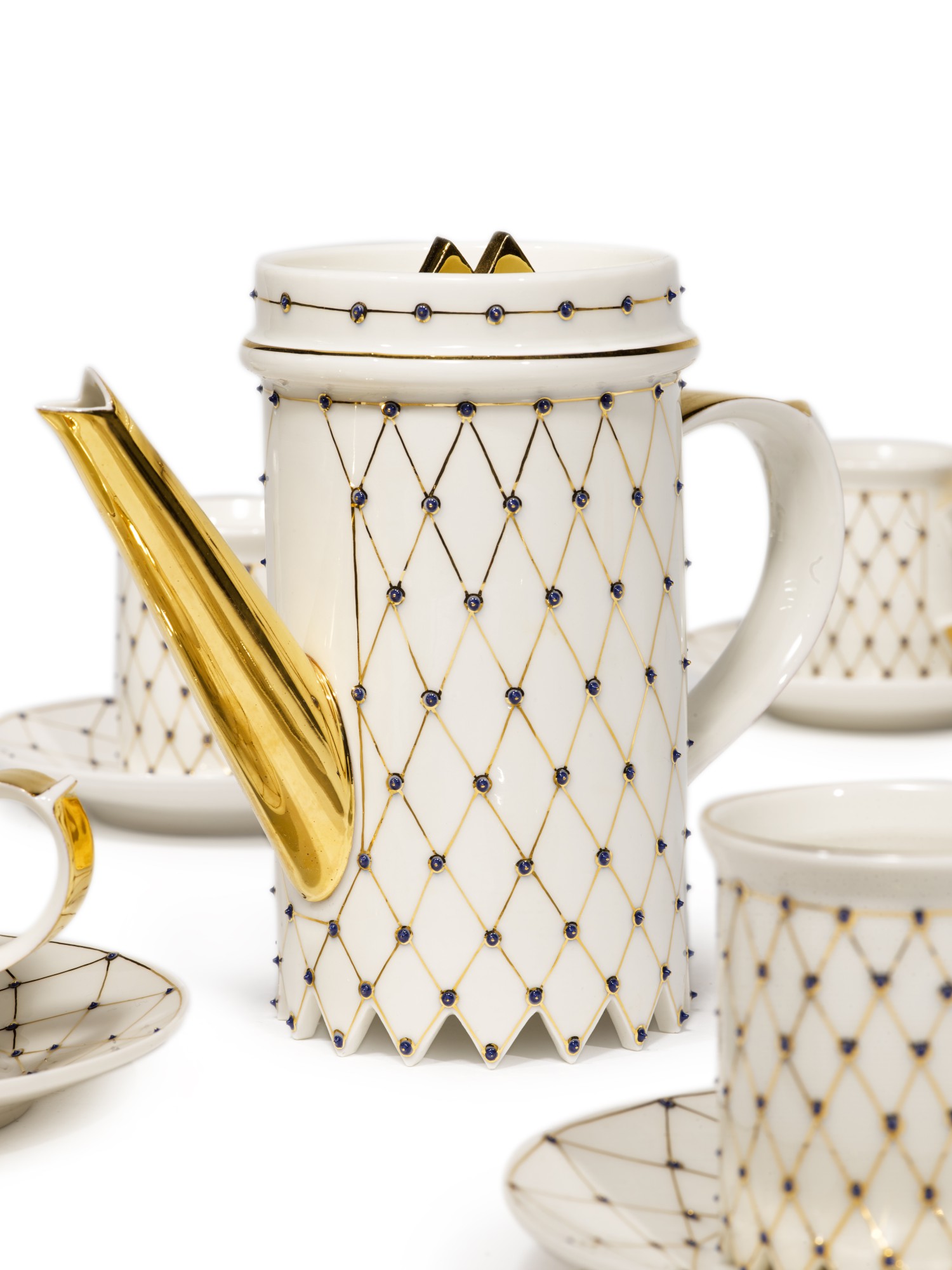 A Herend Coffee Service Designed by Babos Pálma, 20th Century | Style ...