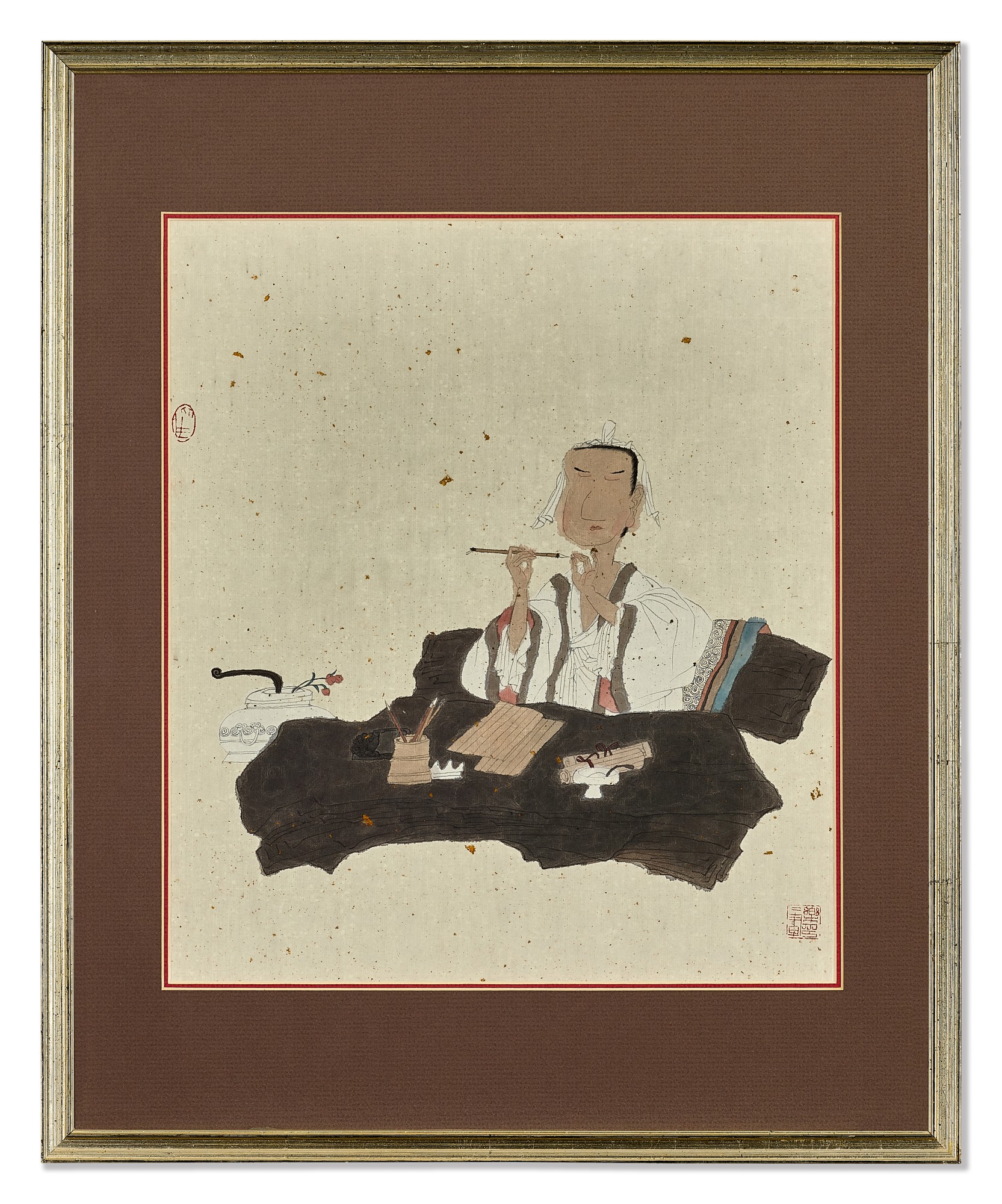 Xu Lele 徐樂樂 | Studying Scholar; Calligraphy 覓句圖、行書 | Inkspiration ...