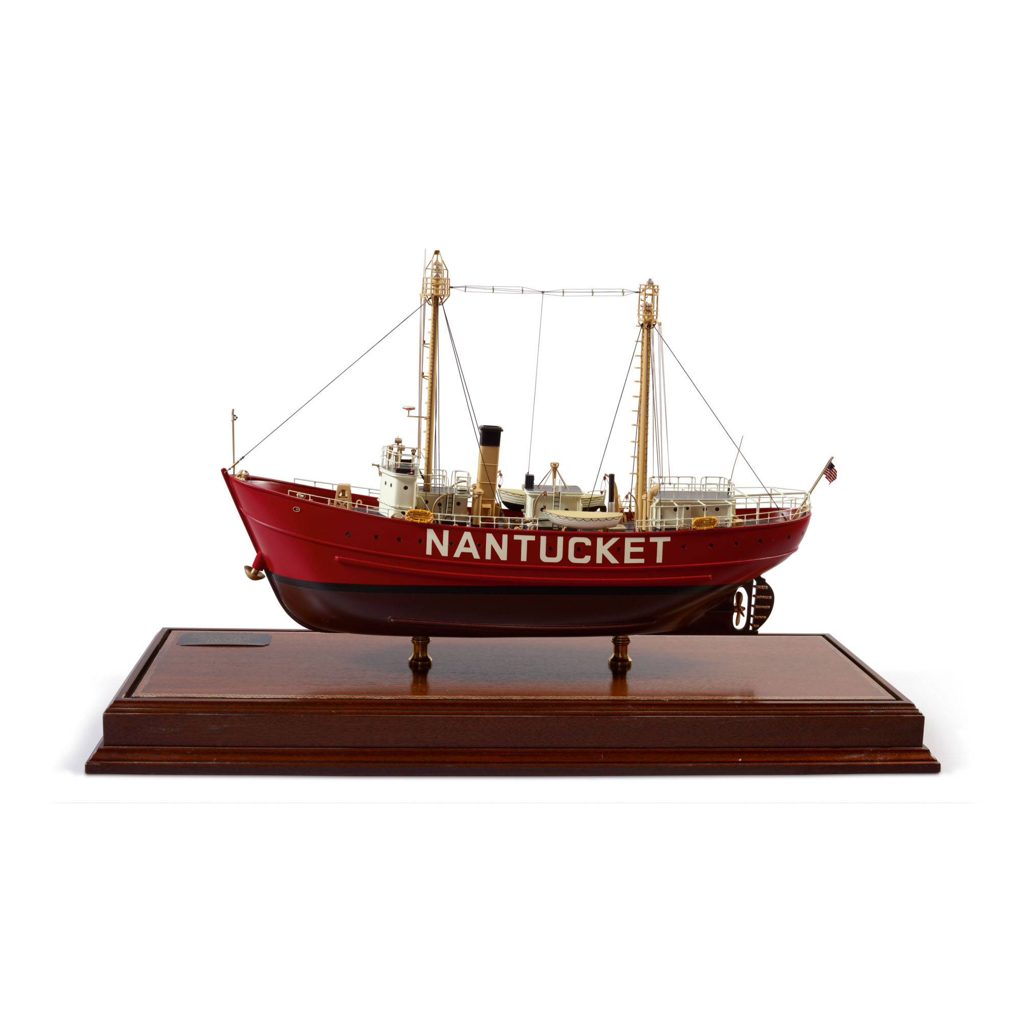 VERY FINE CASE MODEL OF THE LIGHTSHIP 'NANTUCKET' | Sculptural Fantasy ...