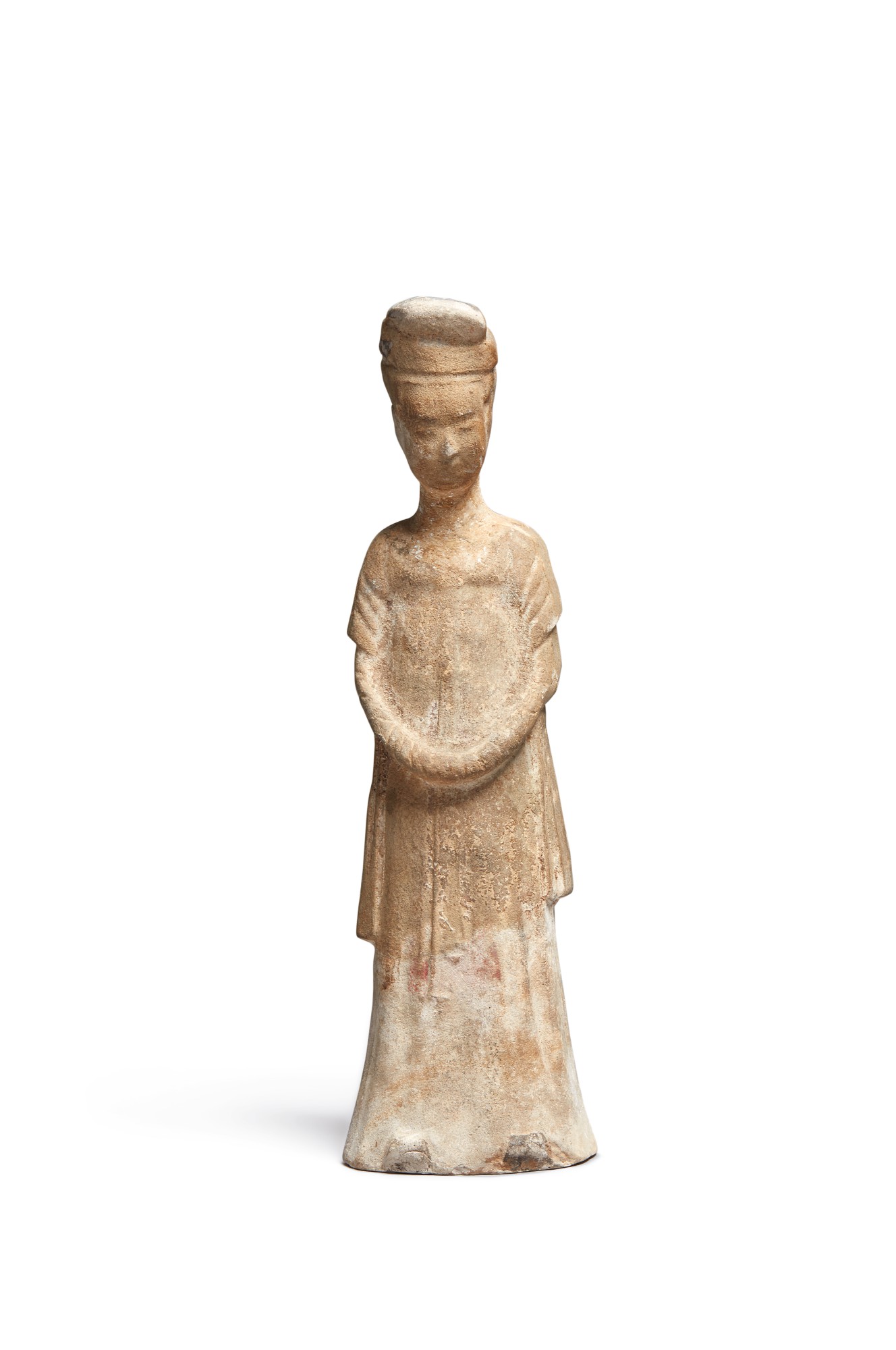 TWO POTTERY FIGURES, NORTHERN WEI - TANG DYNASTY | The Hundred Antiques ...