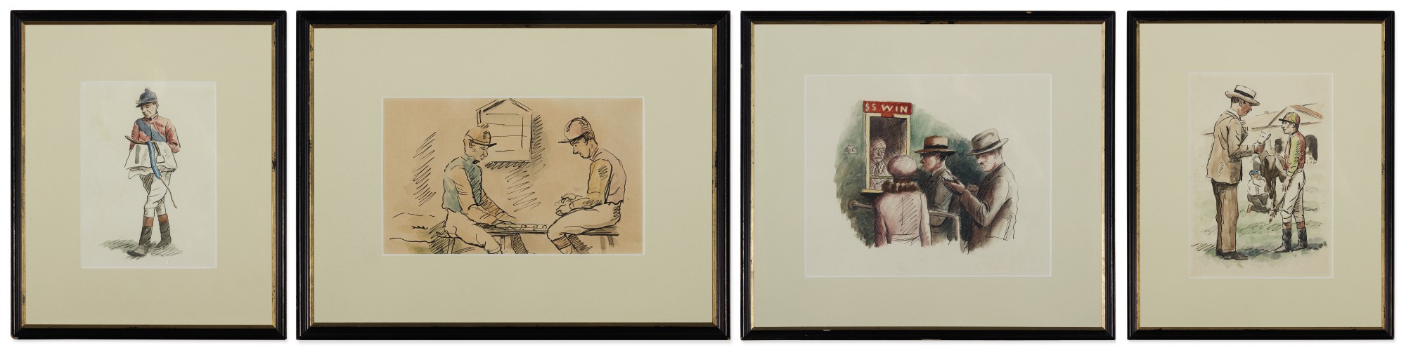 LEE TOWNSEND | $5 WIN WINDOW; JOCKEY WITH SADDLE; TRAINER'S ORDERS; IN ...