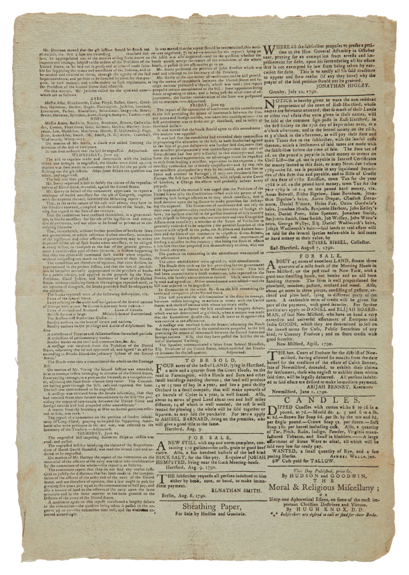 United States Constitution, Ratification | Rhode Island ratifies, and ...