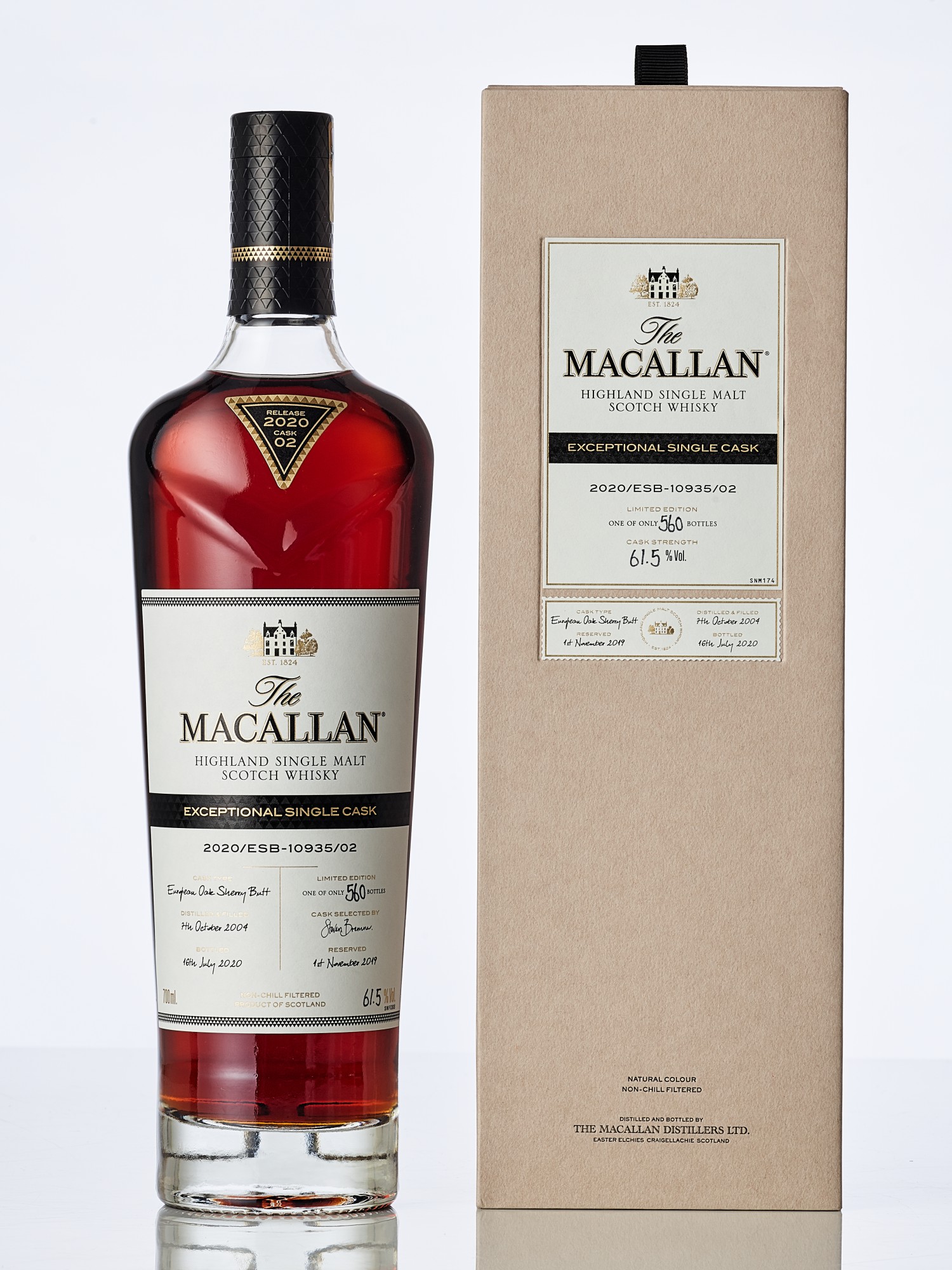 The Macallan Exceptional Single Cask 2020/ESB-10935/02 61.5 abv 2004 (1 ...
