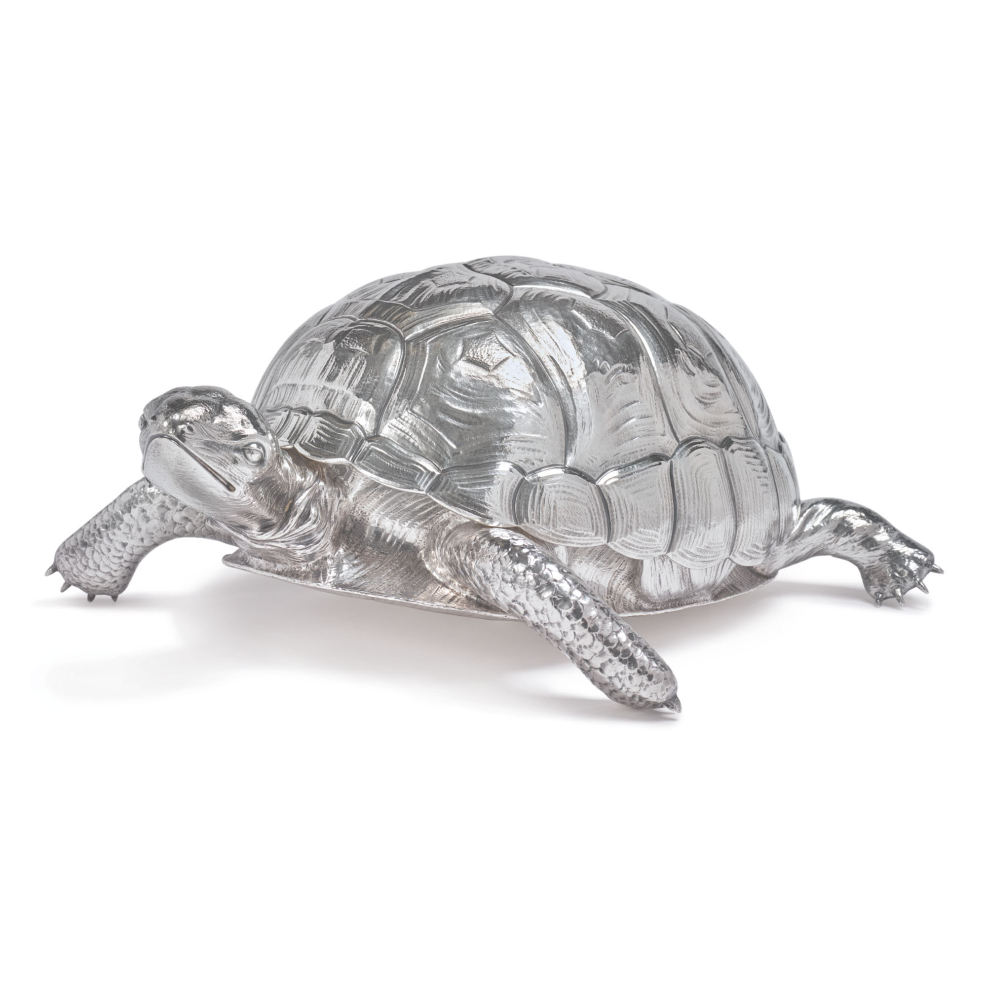 AN ITALIAN SILVER TORTOISE TUREEN, BUCCELLATI, 20TH CENTURY | STYLE ...