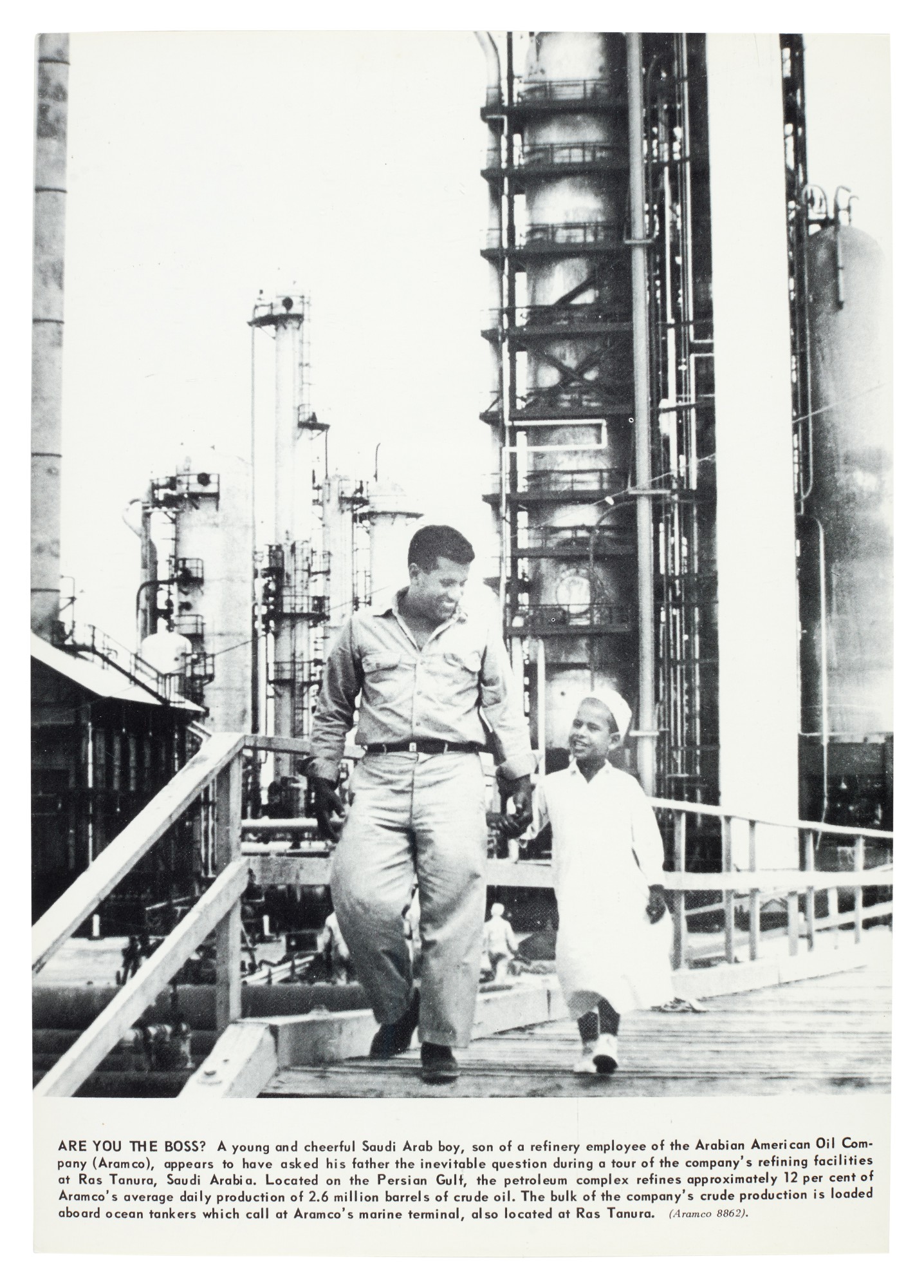 Aramco | 24 publicity photographs plus Annual Report in English and ...