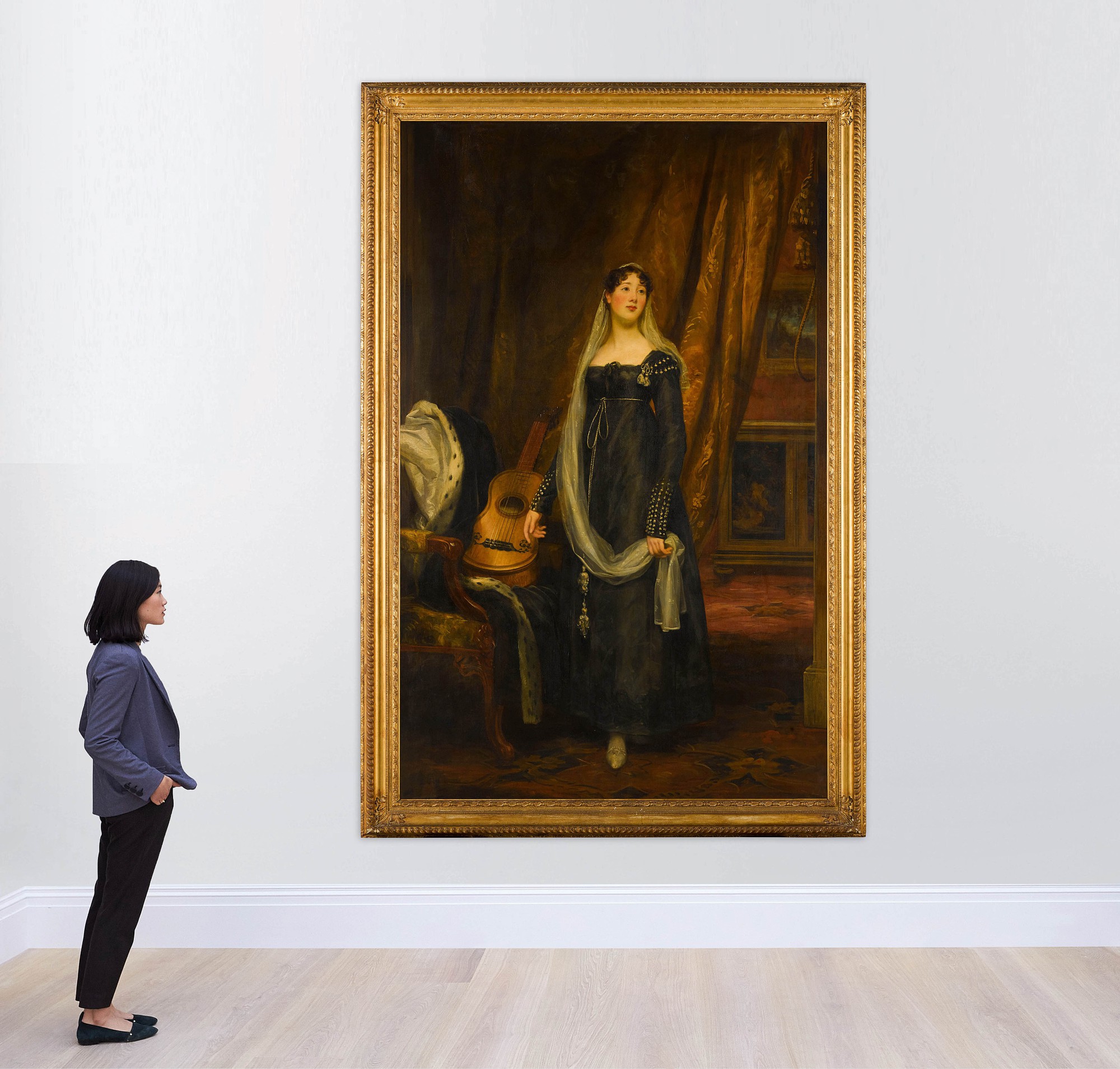 Portrait of Elizabeth Cochrane-Johnstone (1784–1883), aged 17, wearing ...