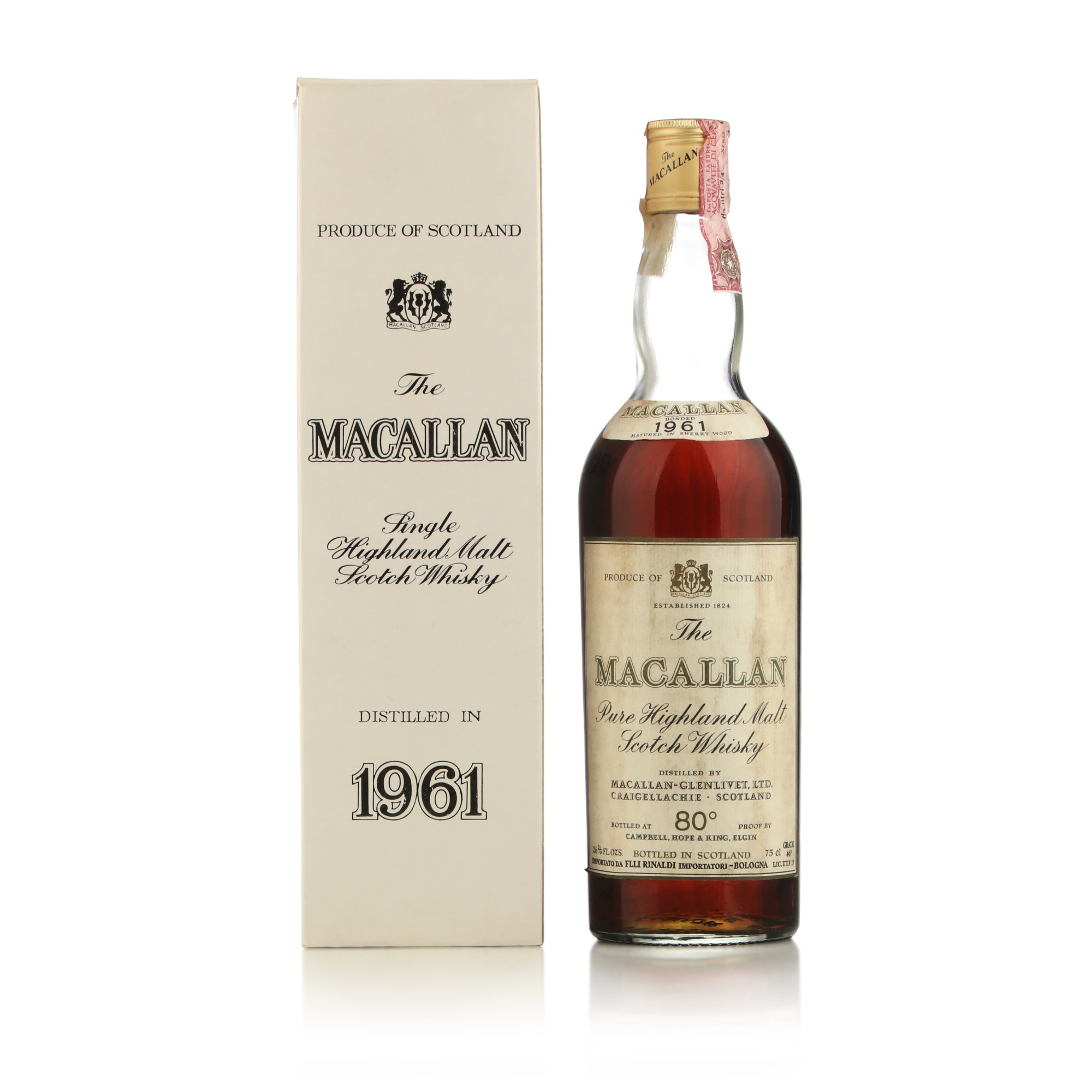 The Macallan 80 Proof 1961 (1 BT 26 2/3 Fl. Oz) | Finest Whisky ...