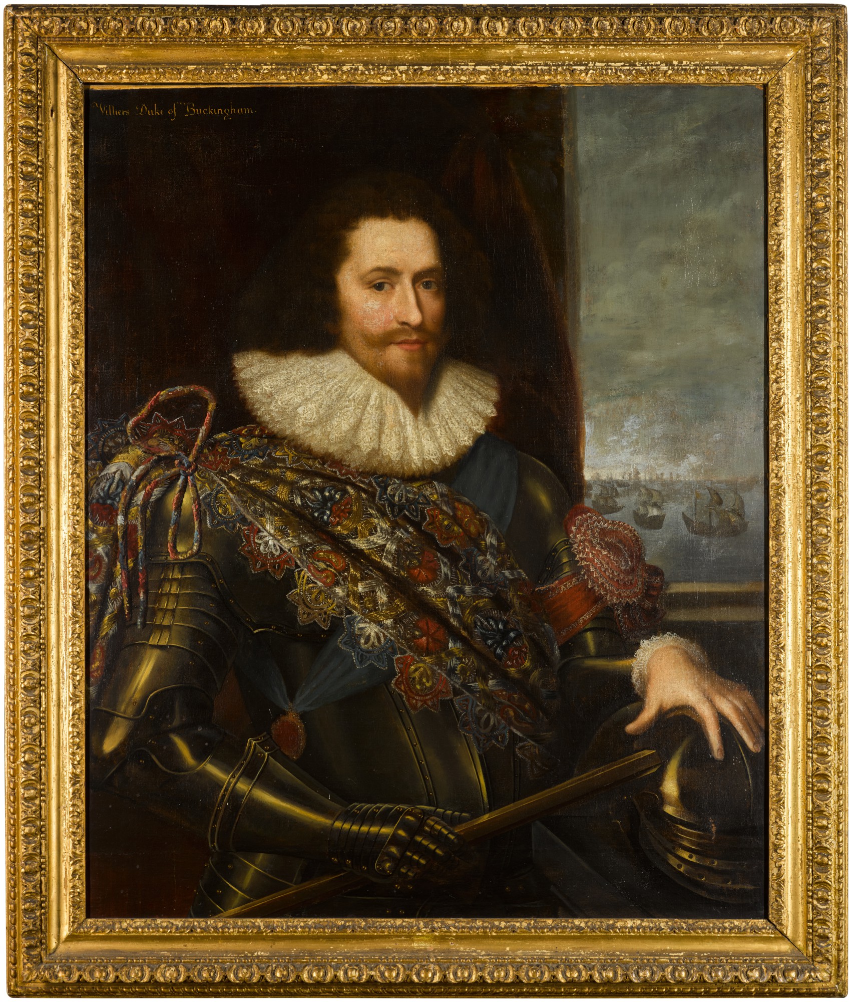 Portrait of George Villiers (1592-1628), 1st Duke of Buckingham, half ...
