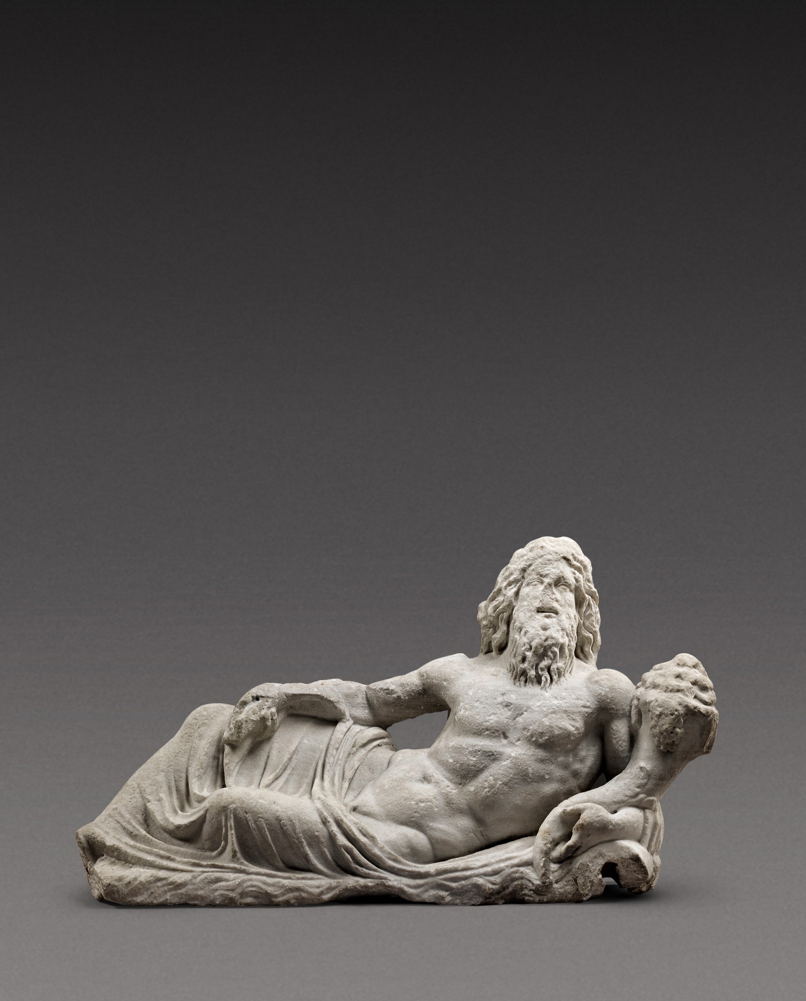 A Roman Marble Fountain Figure of a River God, circa 2nd Century A.D ...