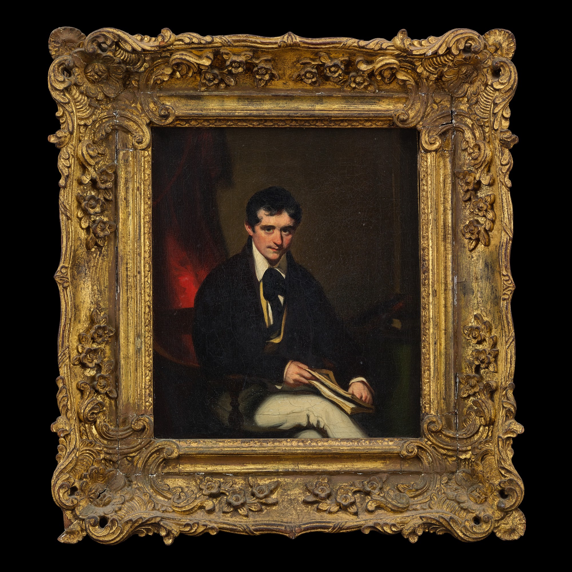 George Chinnery (1774-1852) Portrait of a Gentleman | 錢納利（1774-1852年 ...