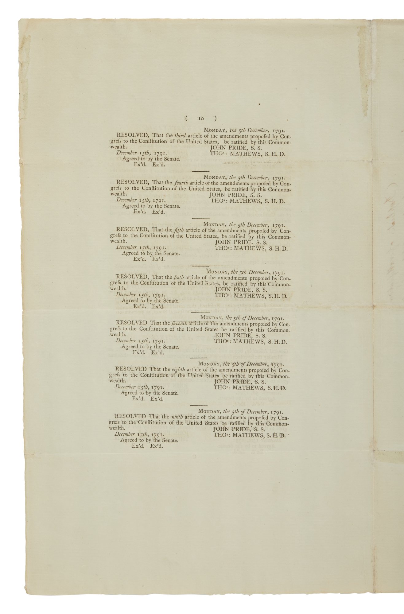 The United States Constitution and the Bill of Rights | The author of ...