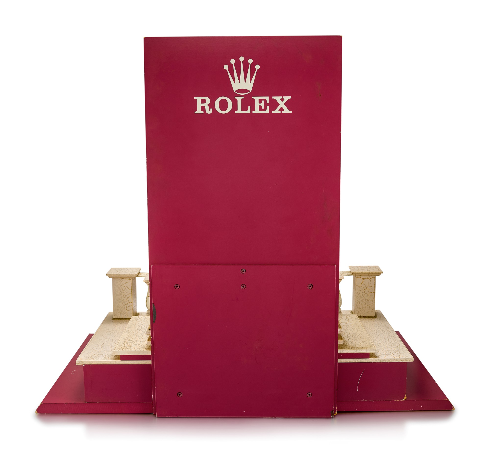 ROLEX | A RETAILER'S WINDOW DISPLAY IN THE FORM OF A STAIRCASE, CIRCA ...