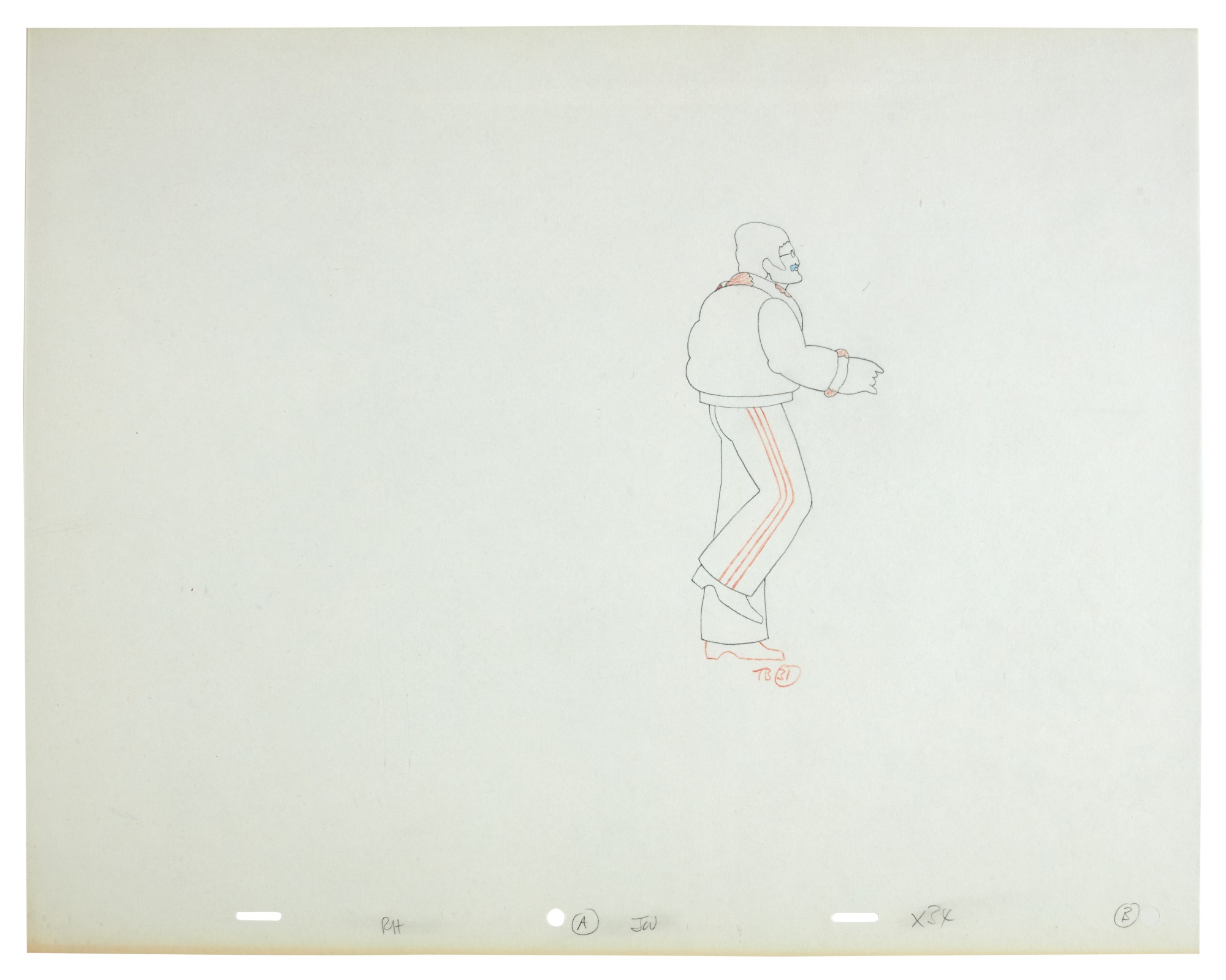 [Dennis Hunt] | Five Preliminary Pencil Production Drawings For The ...